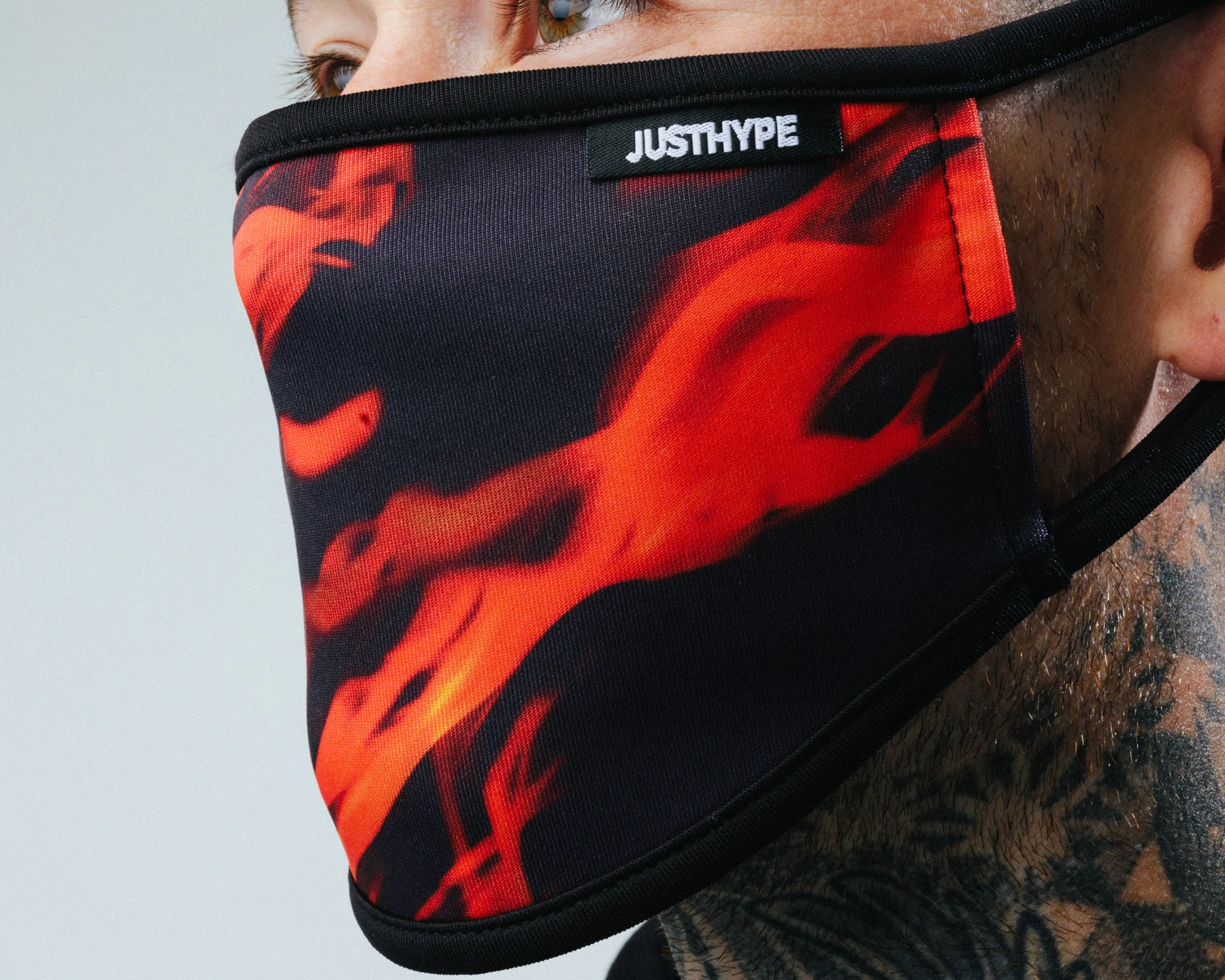 Adults Flames Face Mask | Hatstoreworld.com