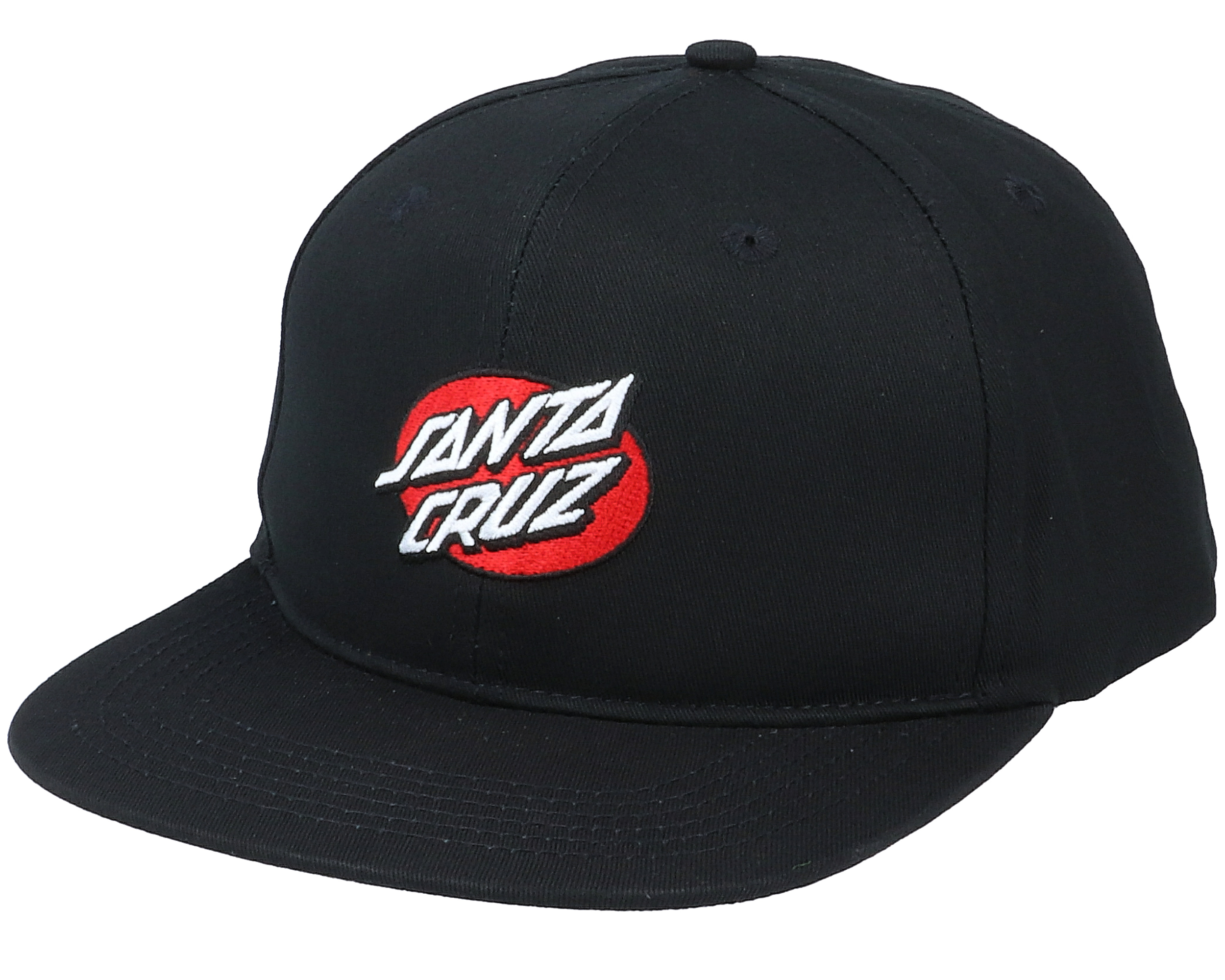 Oval Dot Snapback Cap Black | Hatstoreworld.com
