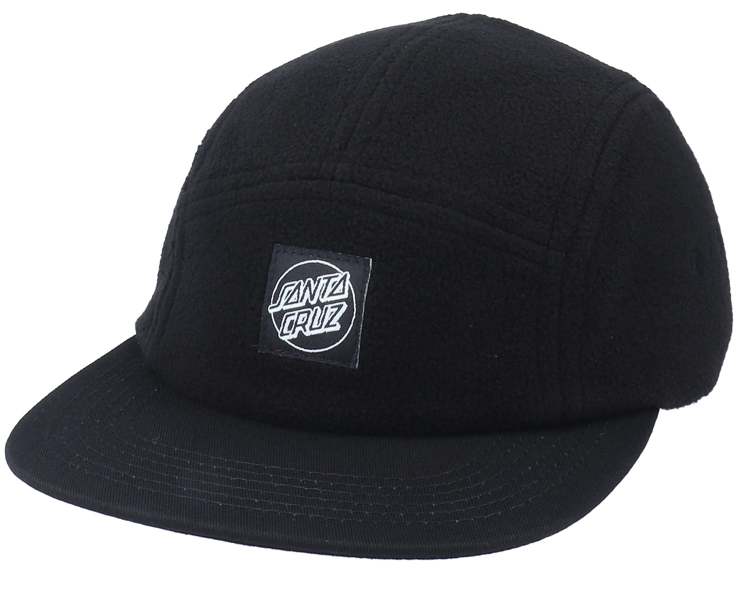 Opus Dot Label Cap Black/Black 5-Panel | Hatstoreworld.com