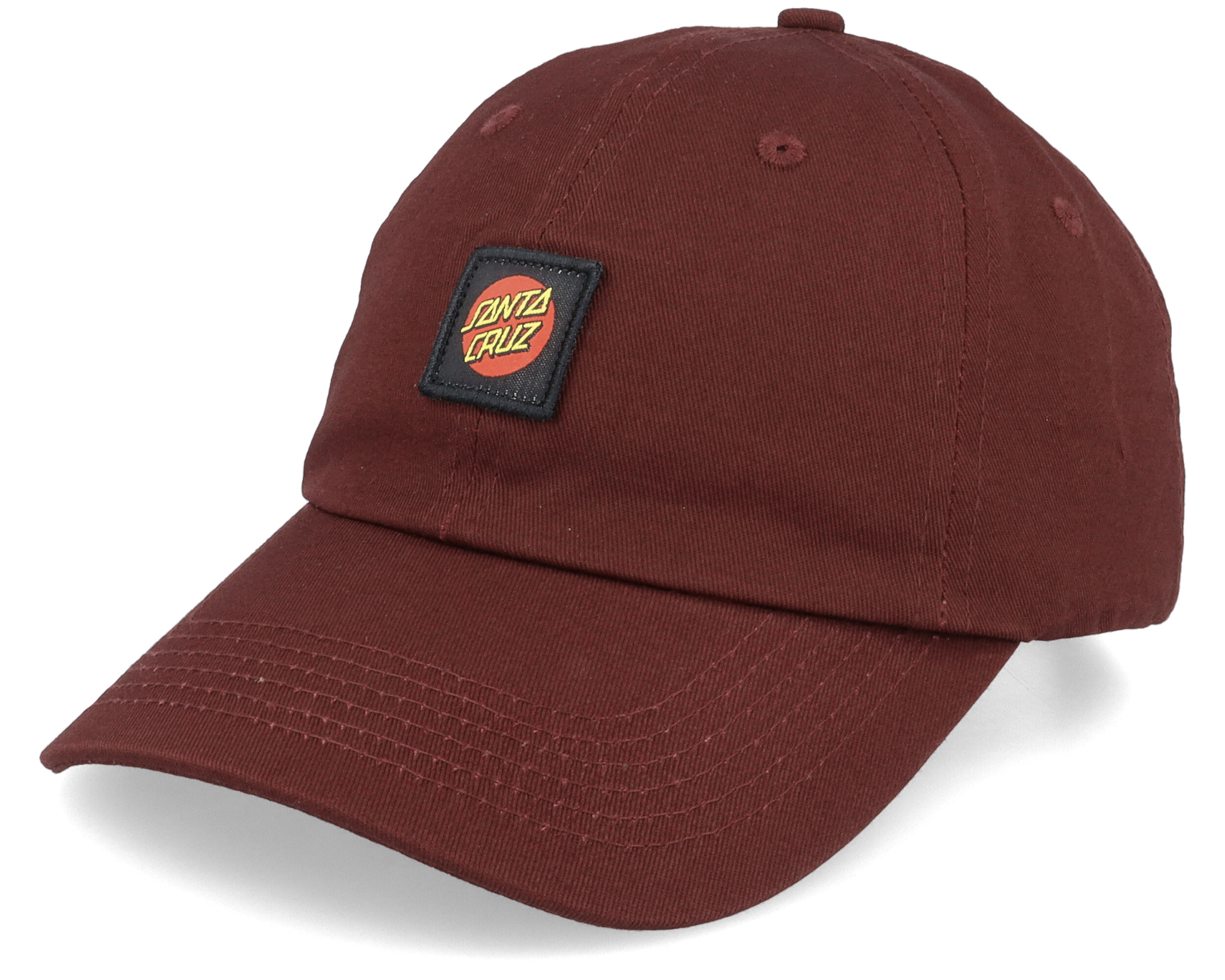 Classic Label Cap Beetroot Dad Cap - Santa Cruz | Hatstoreworld.com