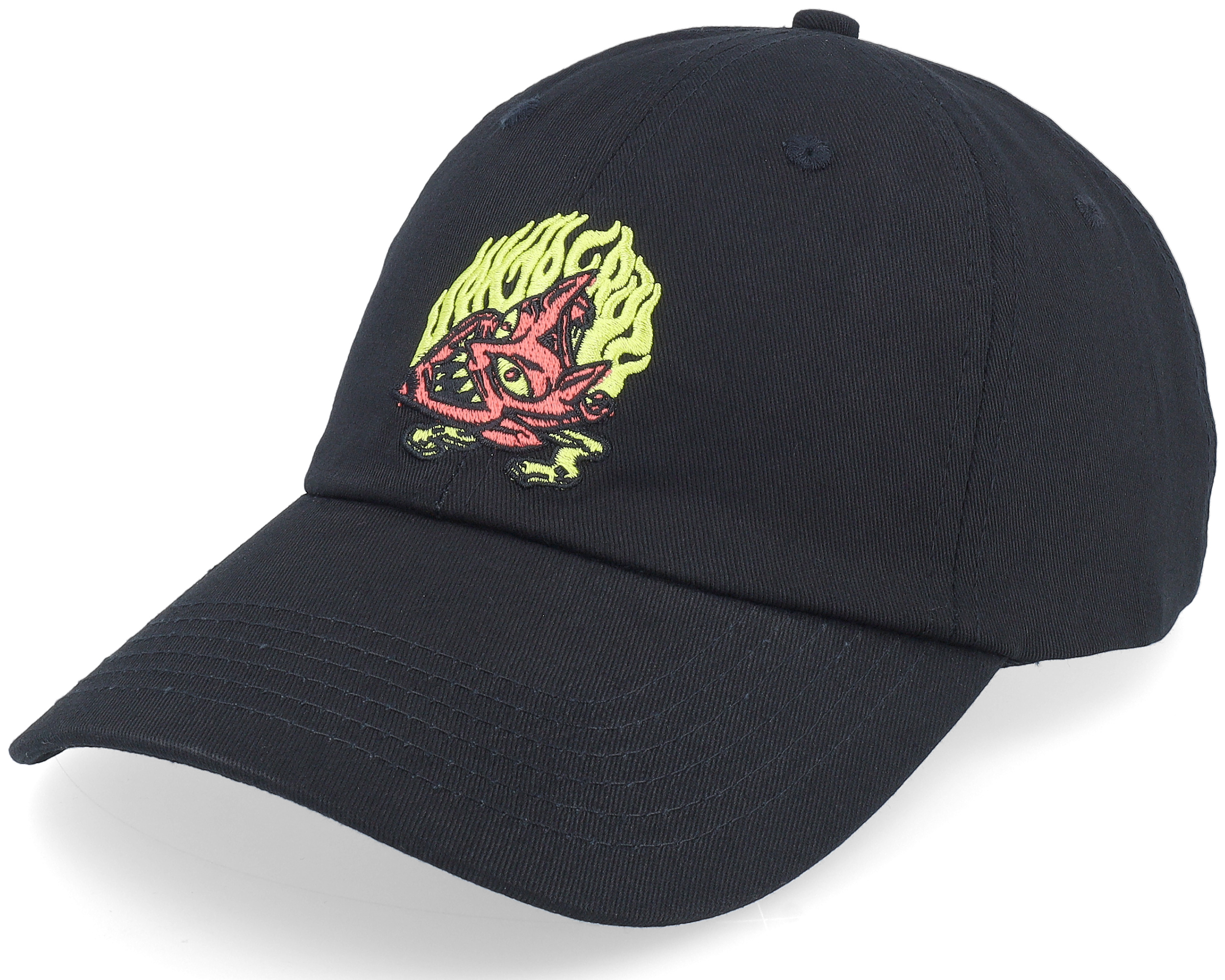 Delfino Devil Mask Black Dad Cap - Santa Cruz | Hatstoreworld.com