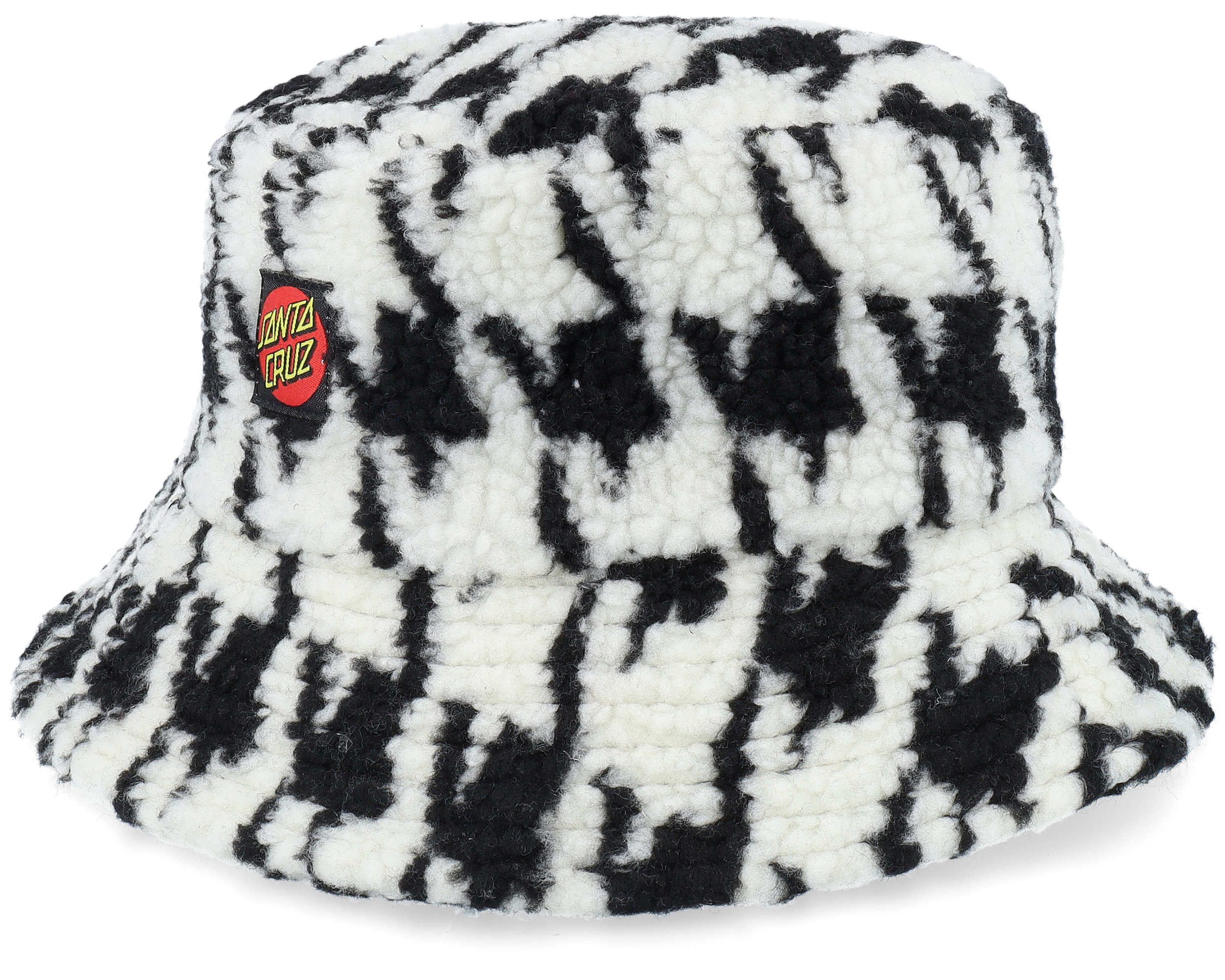 Classic Dot Sherpa Hat Black/White Bucket | Hatstoreworld.com