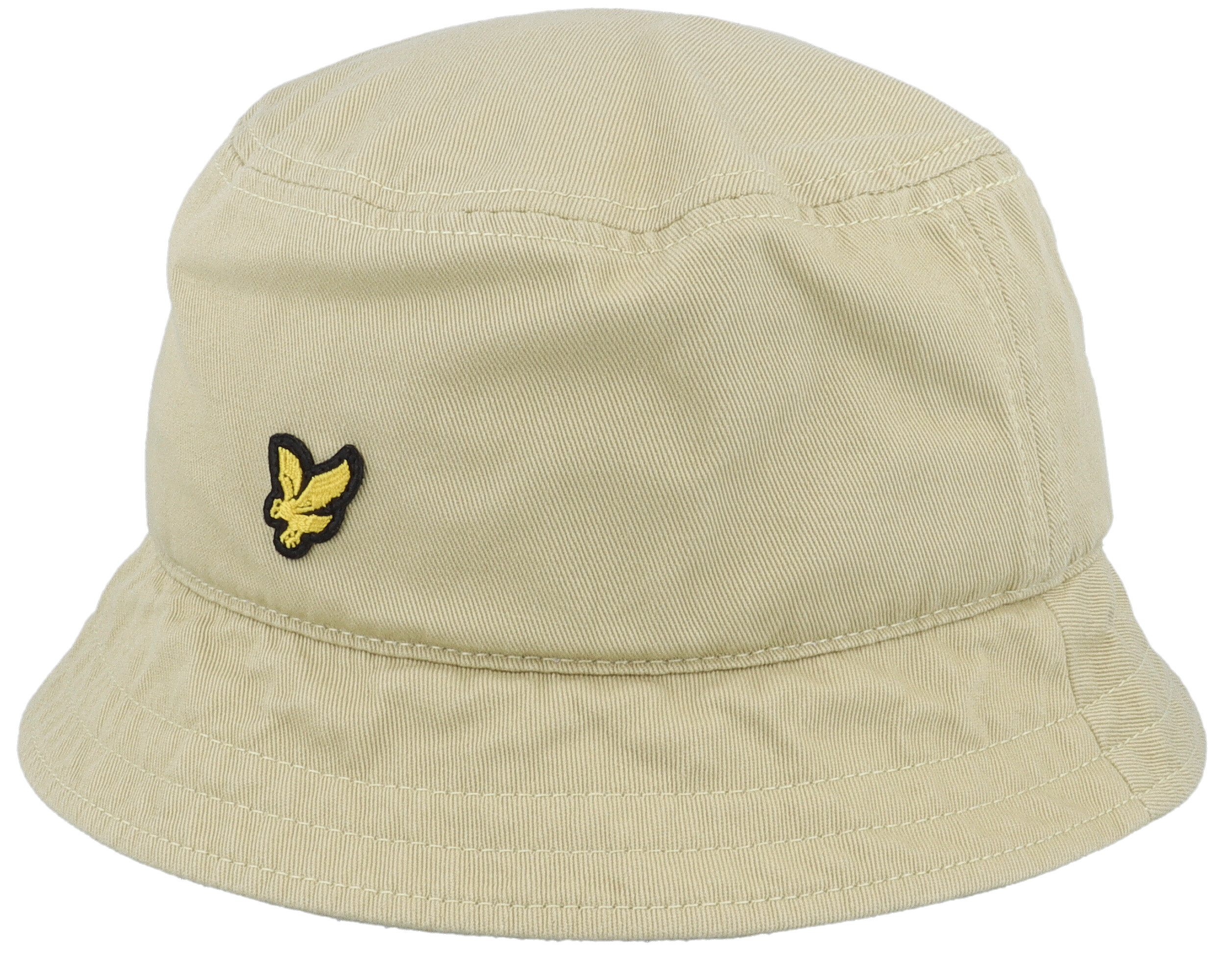 Cotton Twill Hat Natural Green Bucket - Lyle & Scott | Hatstoreworld.com