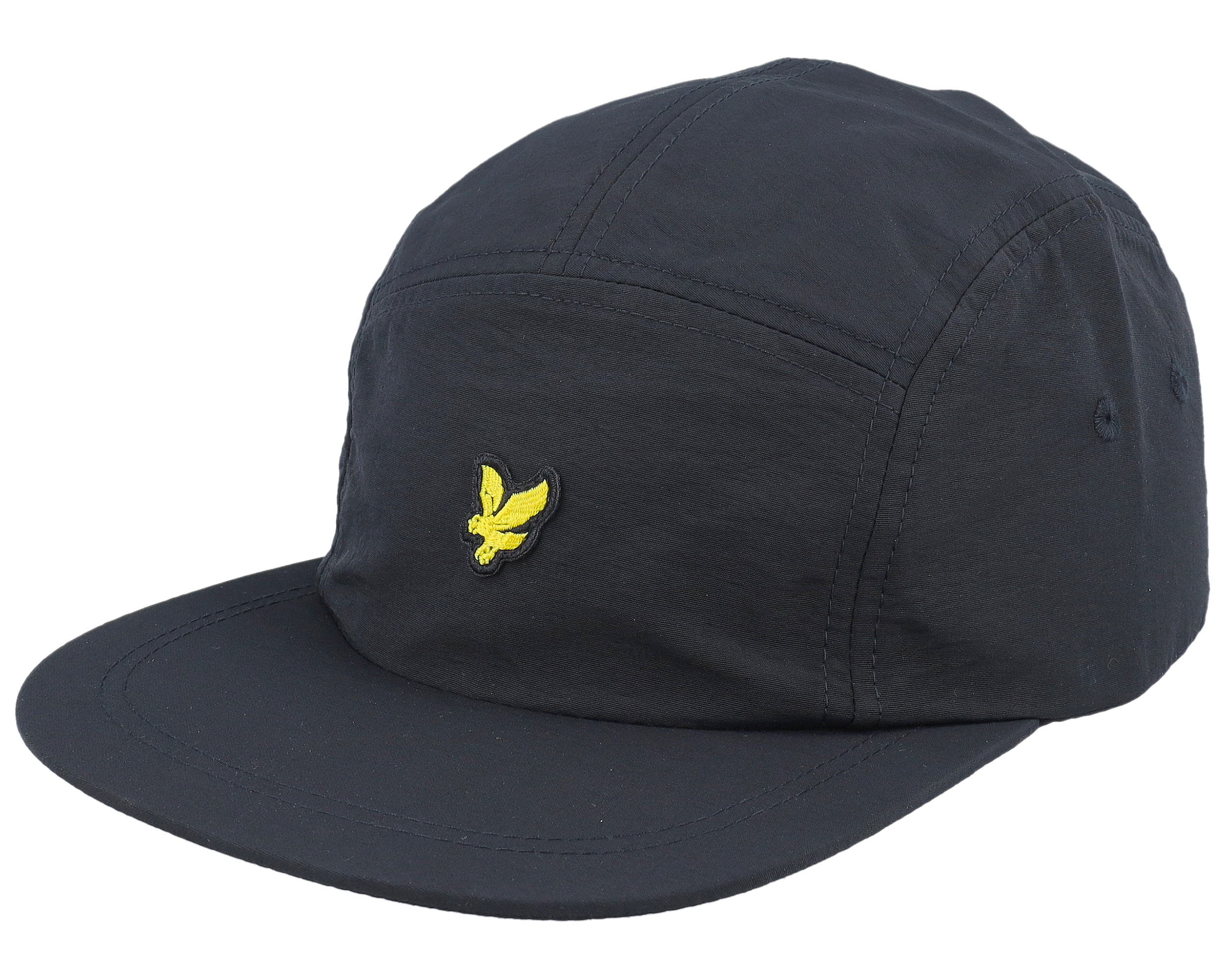 Nylon Jet Black 5-Panel - Lyle & Scott | Hatstoreworld.com
