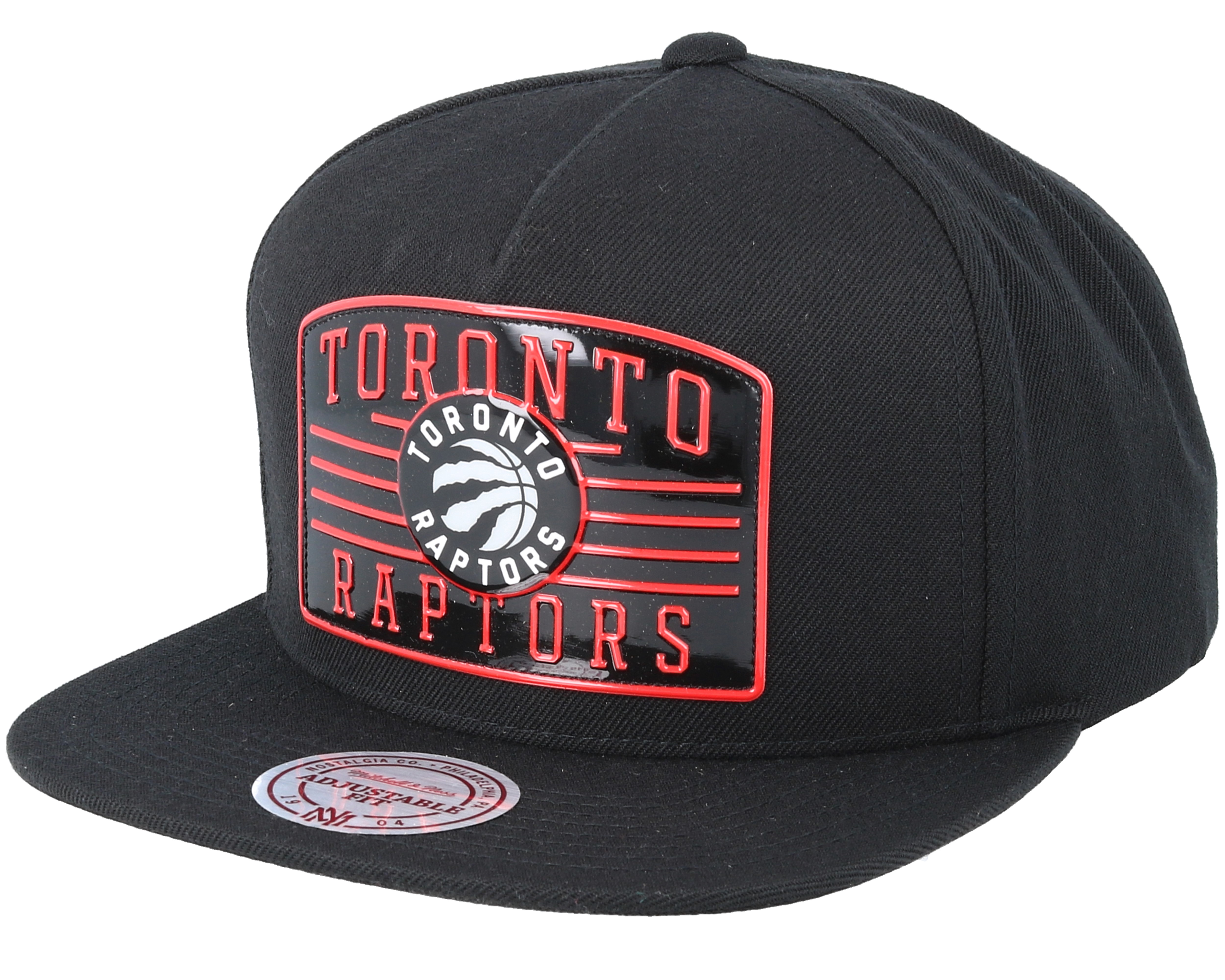 Toronto Raptors Weald Patch Black Snapback - Mitchell & Ness ...