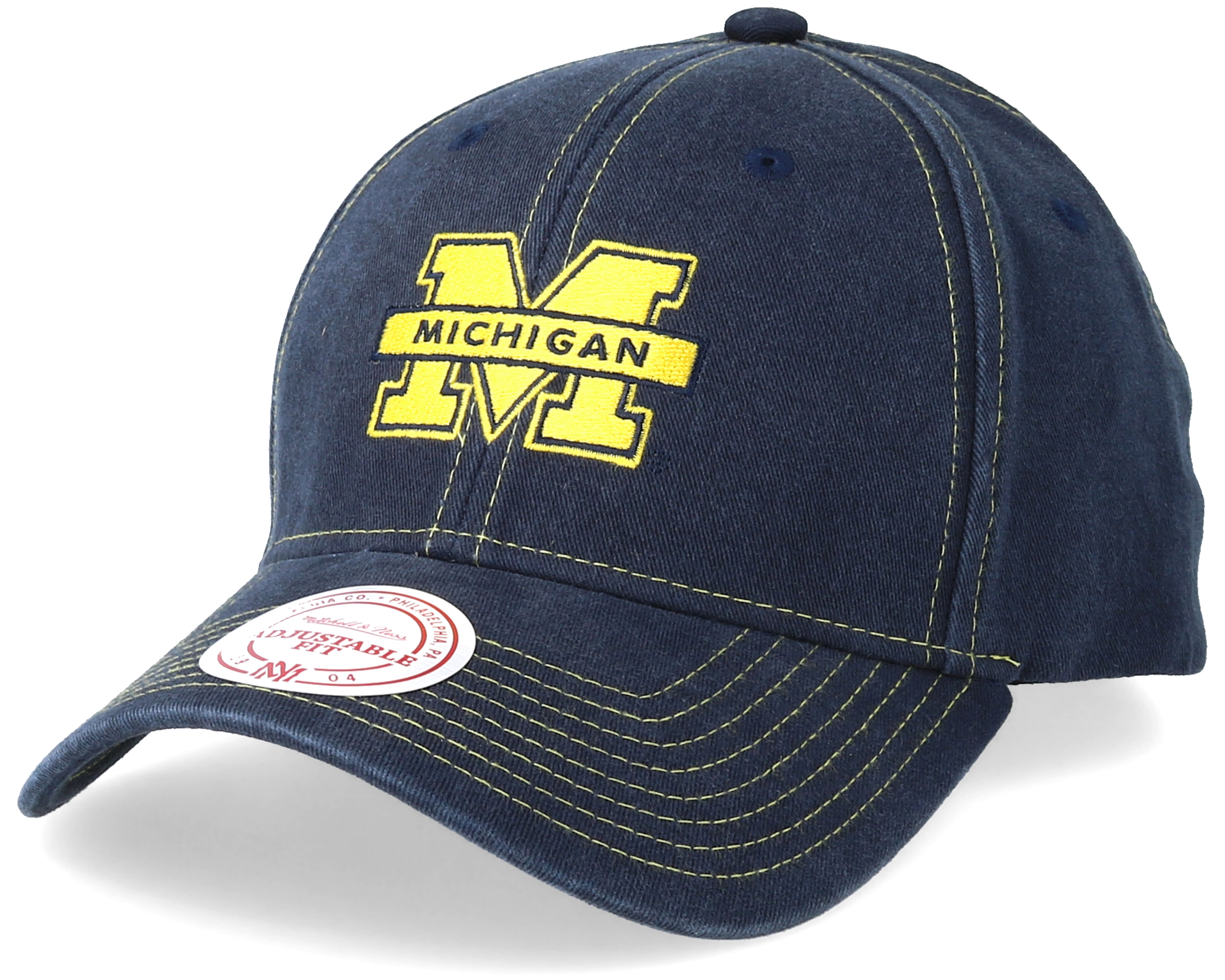 Michigan Wolverines Contrast Cotton Navy/Yellow Adjustable ...