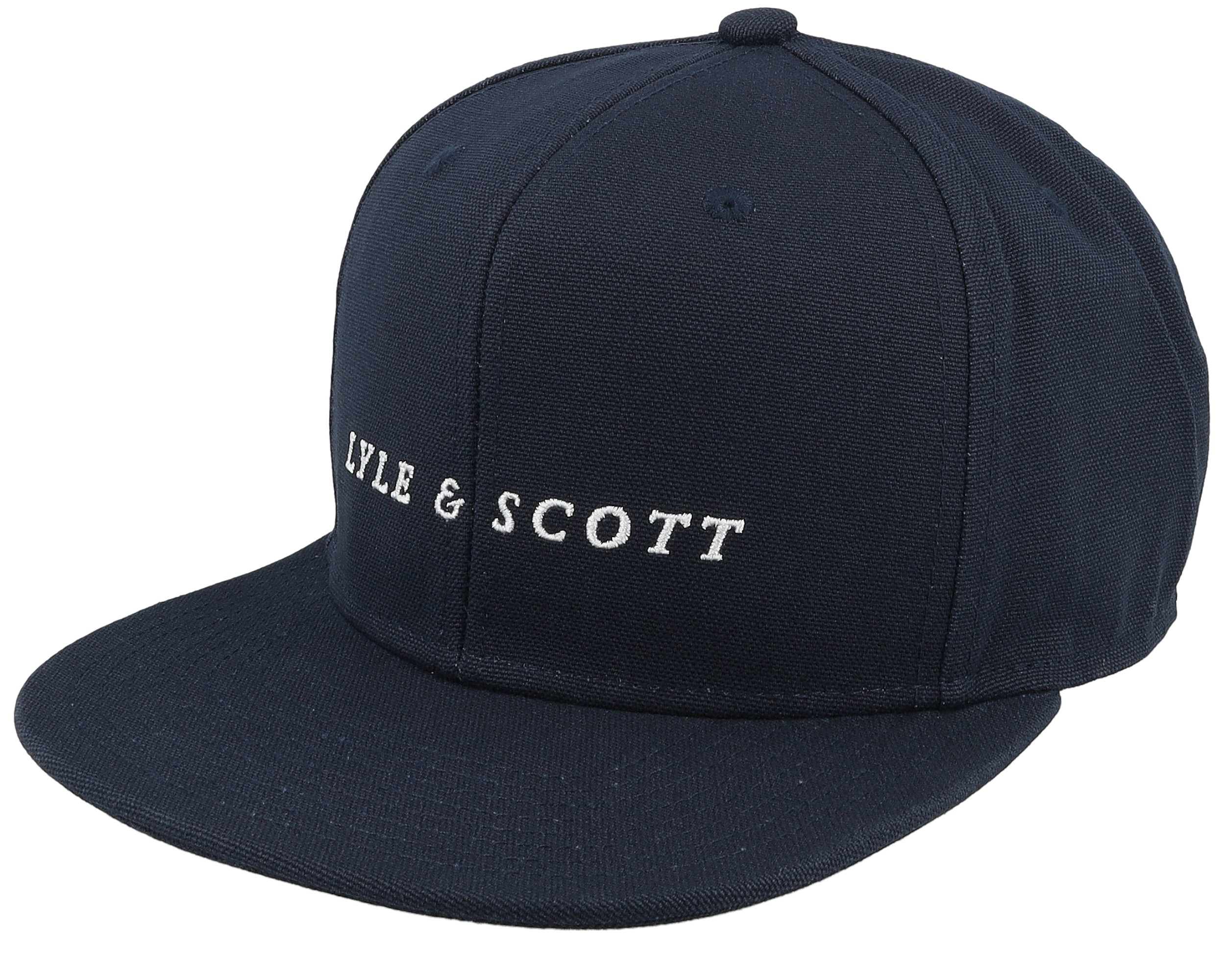 Script Cap Dark Navy Snapback | Hatstore.com