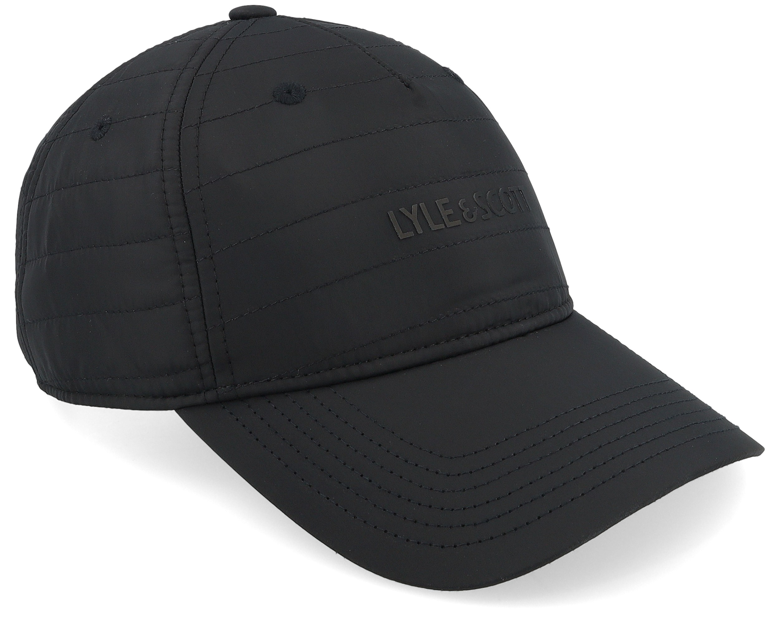 Wadded Cap Jet Black Adjustable | Hatstore.com