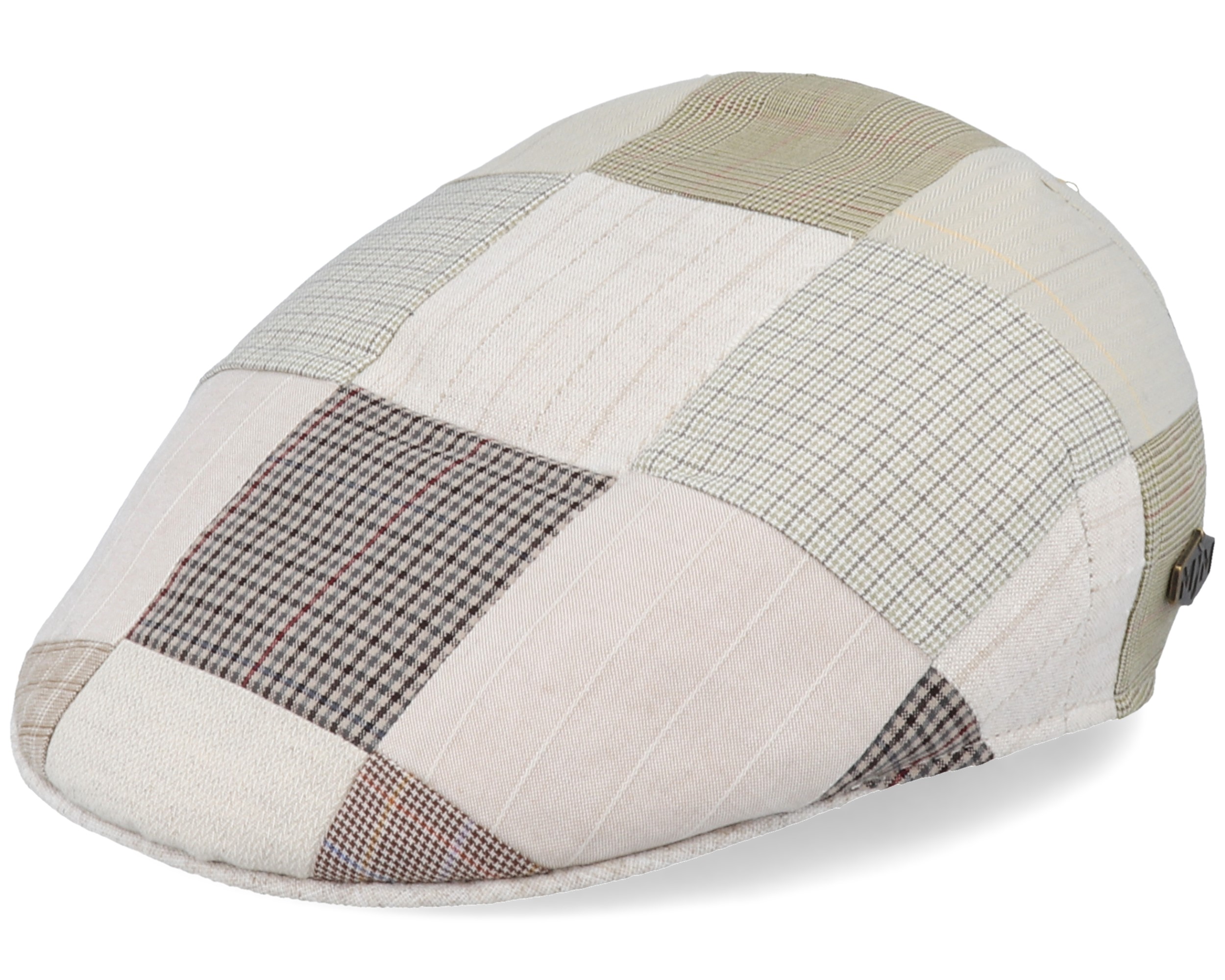 Mjm Country Patchwork Beige Flat Cap | Hatstoreworld.com