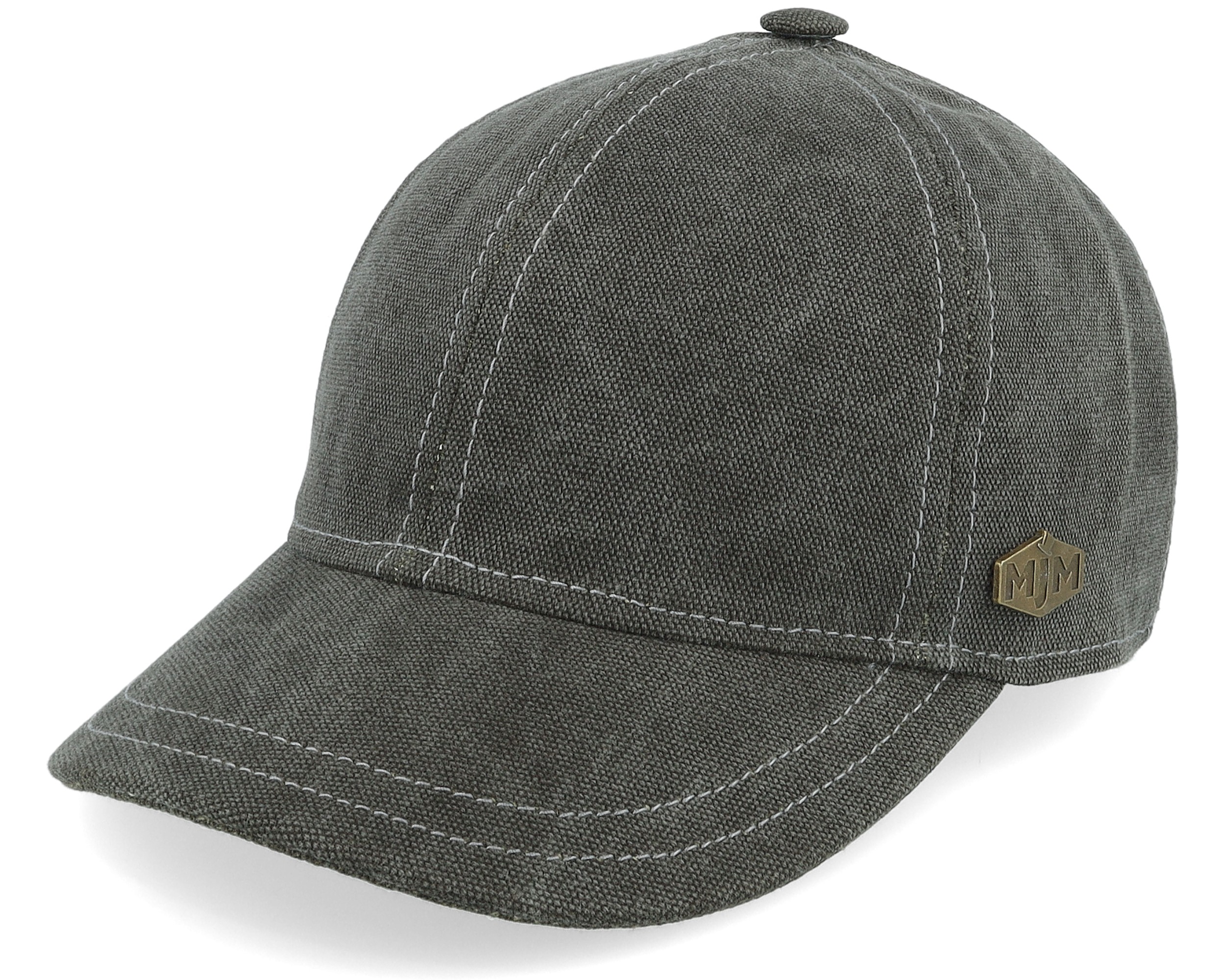 Baseball Canvas Black Fitted | Hatstoreworld.com