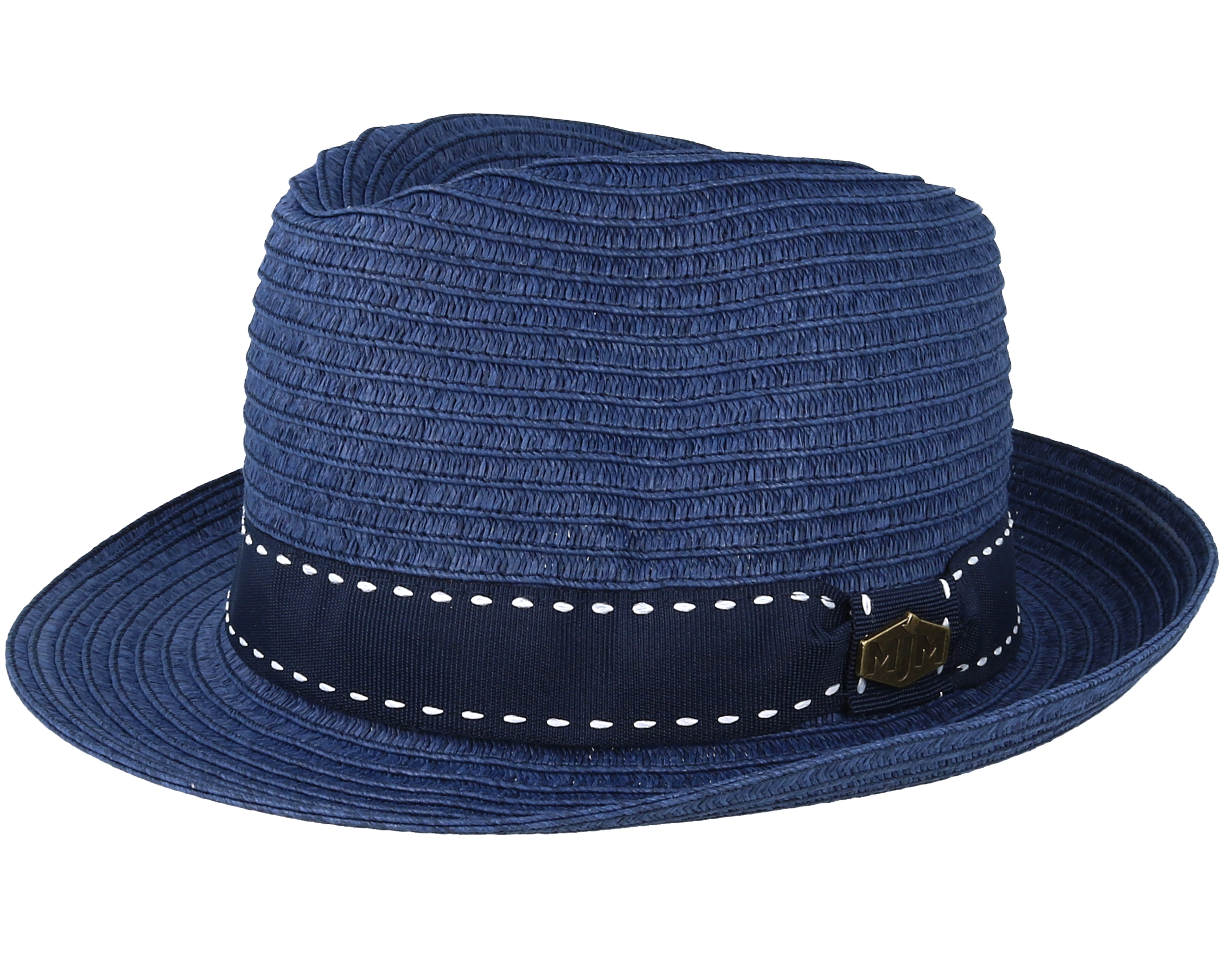 Barcelona Paper Navy Trilby | Hatstoreworld.com