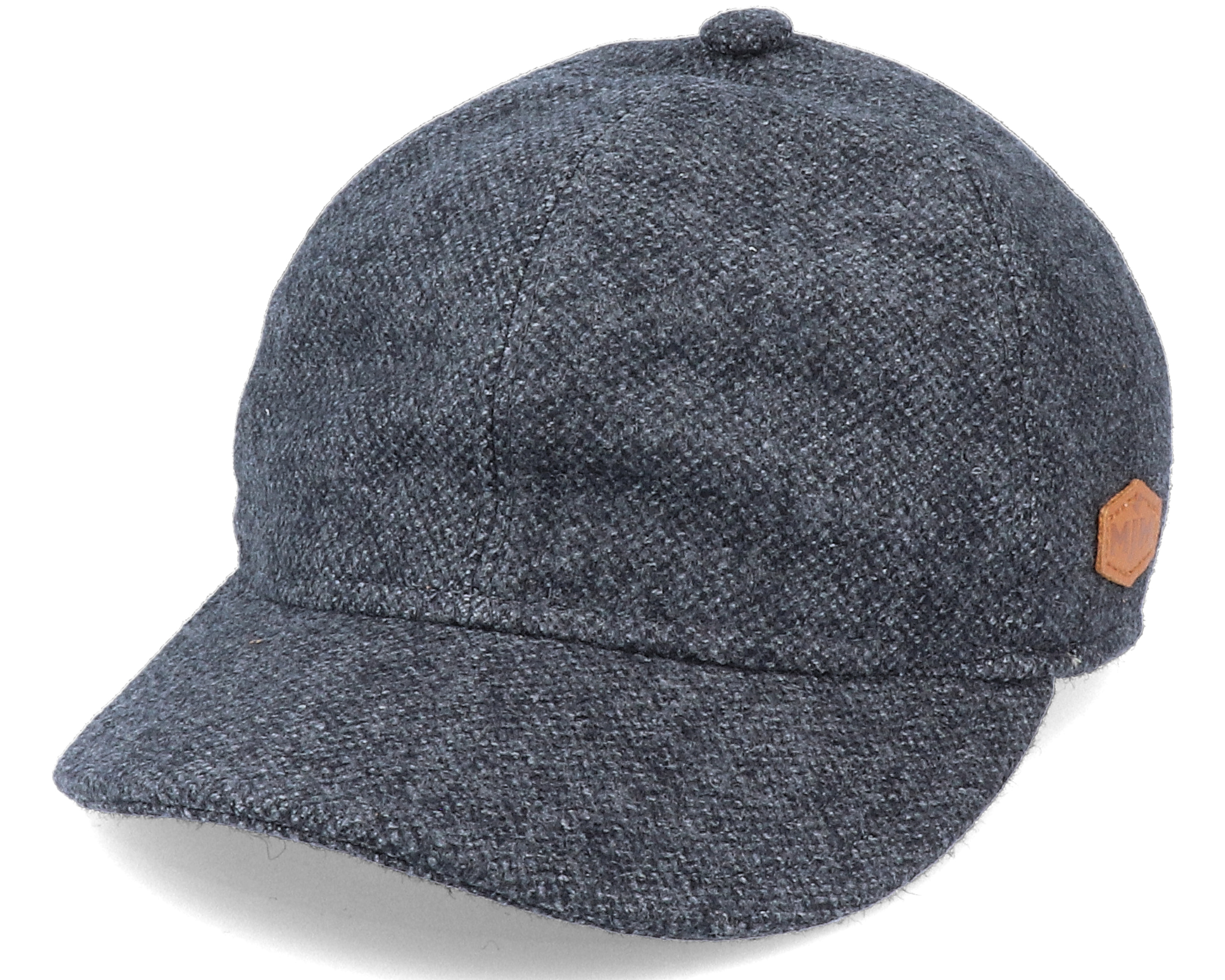 Baseball El 100% Eco Merino Wool Anthracite Ear Flap | Hatstoreworld.com
