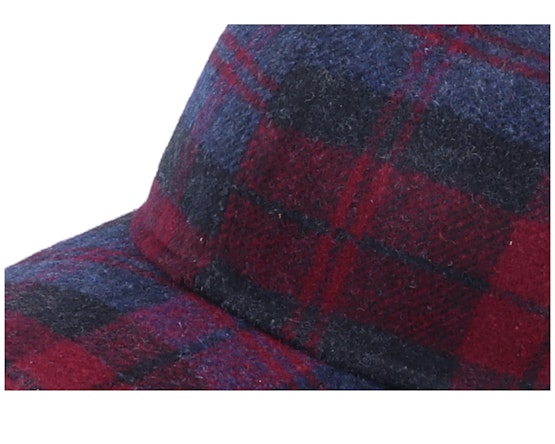 Baseball Wool Mix Checkered Red/Dark Grey Cap - MJM Hats caps ...