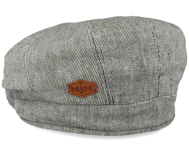 Montreal Linen Mix Green Flat Cap - MJM Hats caps - Hatstoreworld.com