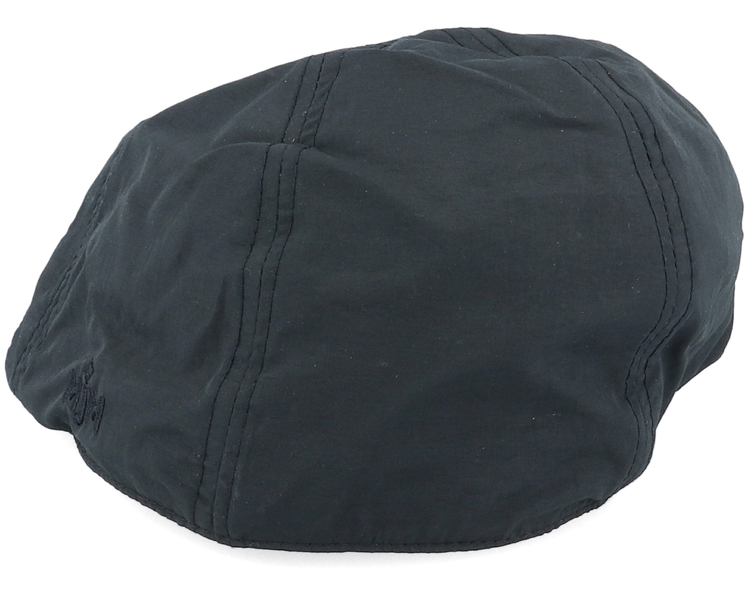 Jones Taslan Black Flat Cap - MJM Hats | Hatstoreworld.com