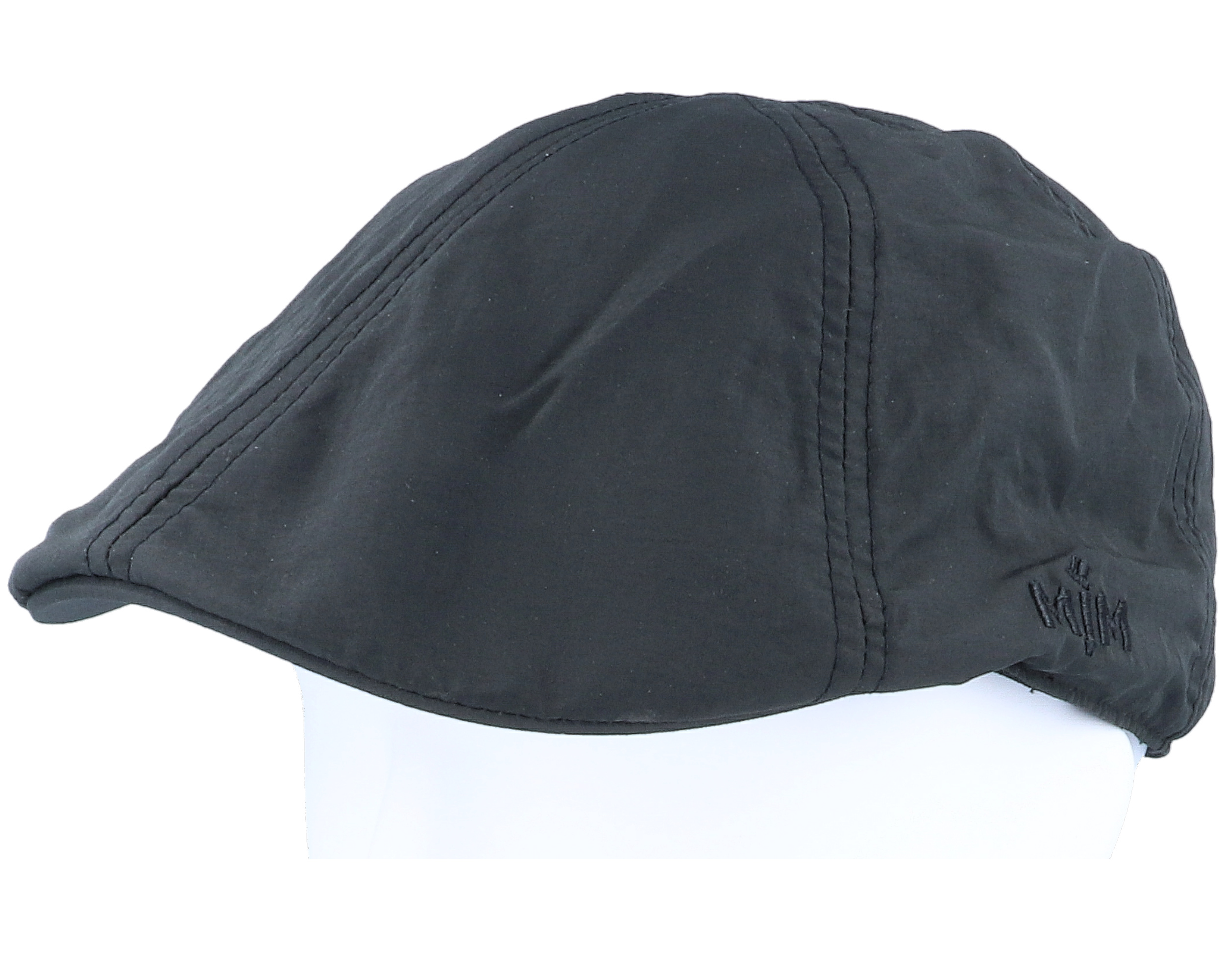 Jones Taslan Black Flat Cap - MJM Hats cap | Hatstoreworld.com
