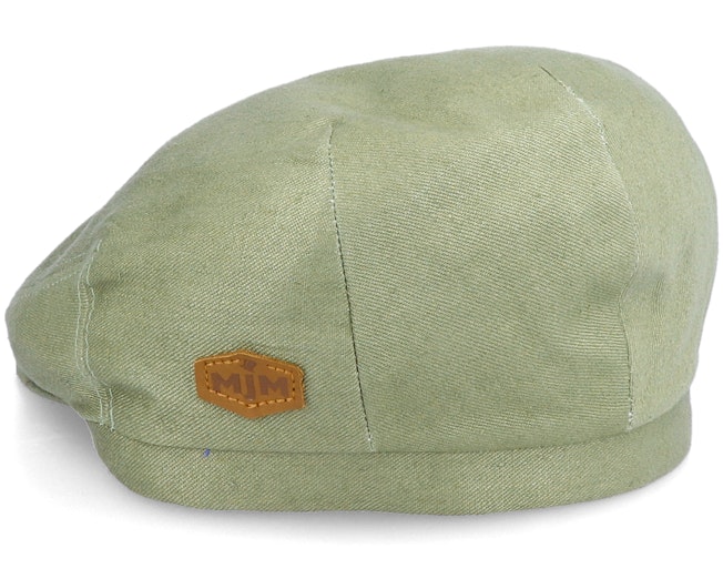 Jordan Organic Hemp Green Flat Cap - MJM Hats caps - Hatstoreworld.com