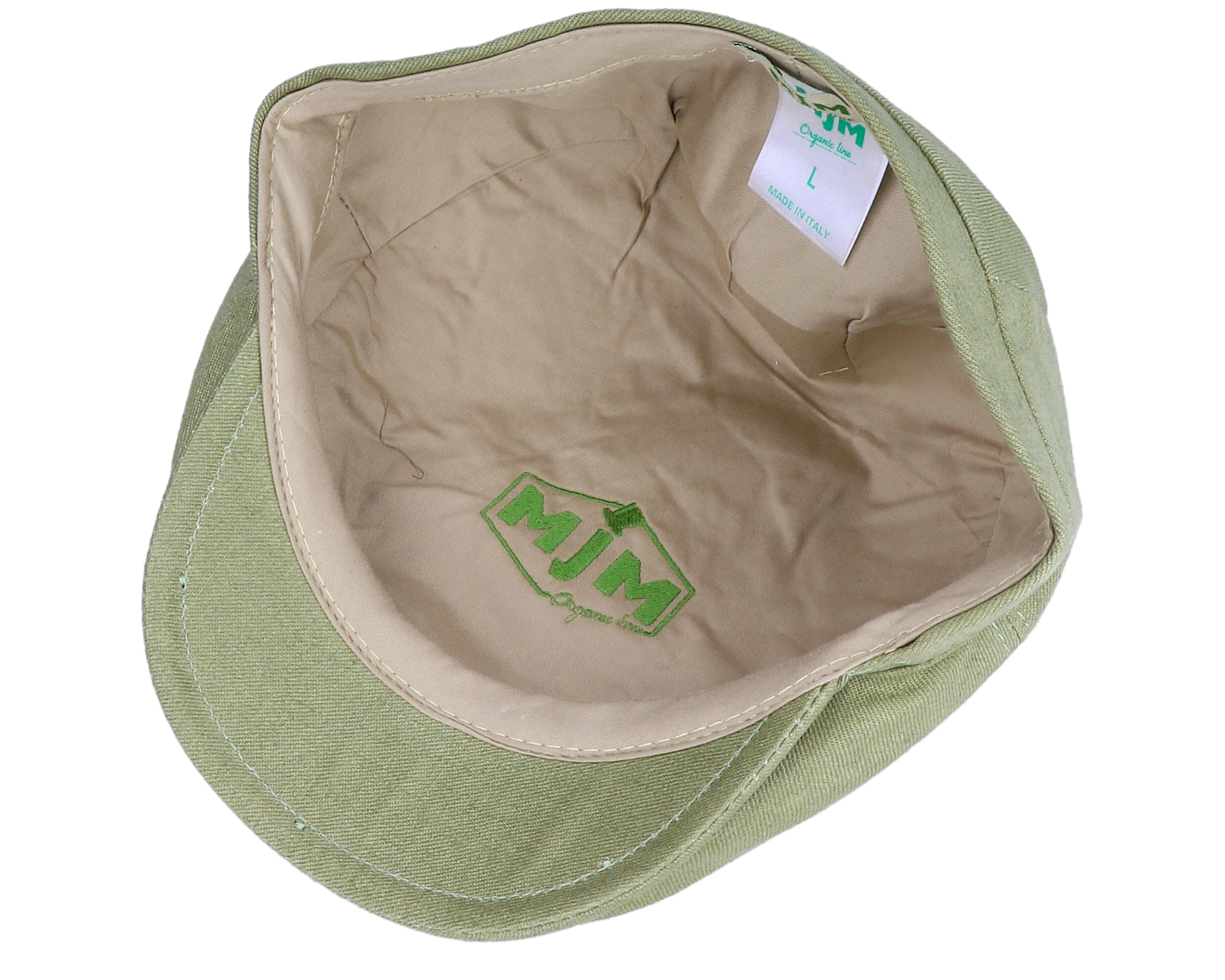 Jordan Organic Hemp Green Flat Cap - MJM Hats cap | Hatstoreworld.com