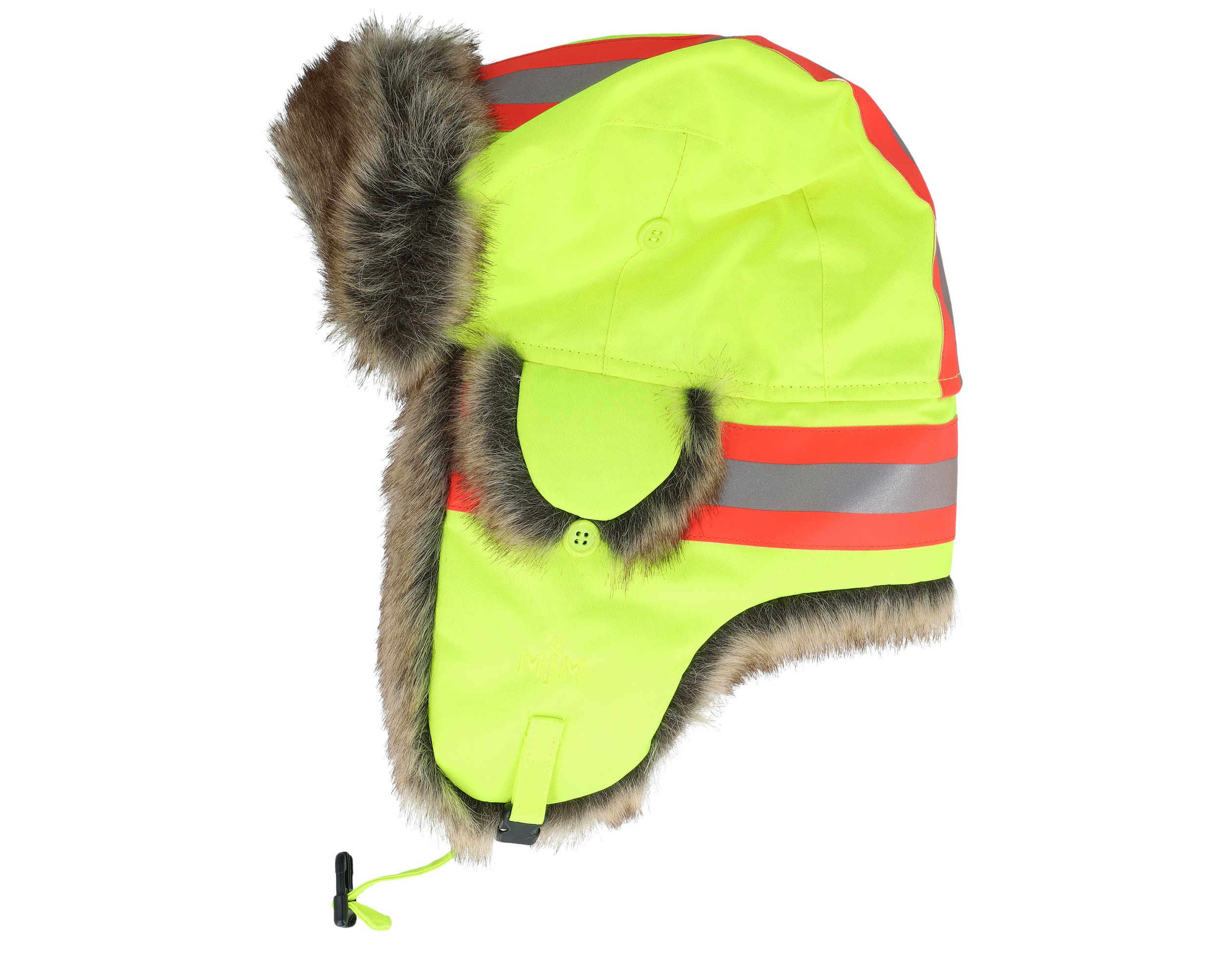 Reflex Faux Fur Yellow Trapper | Hatstoreworld.com