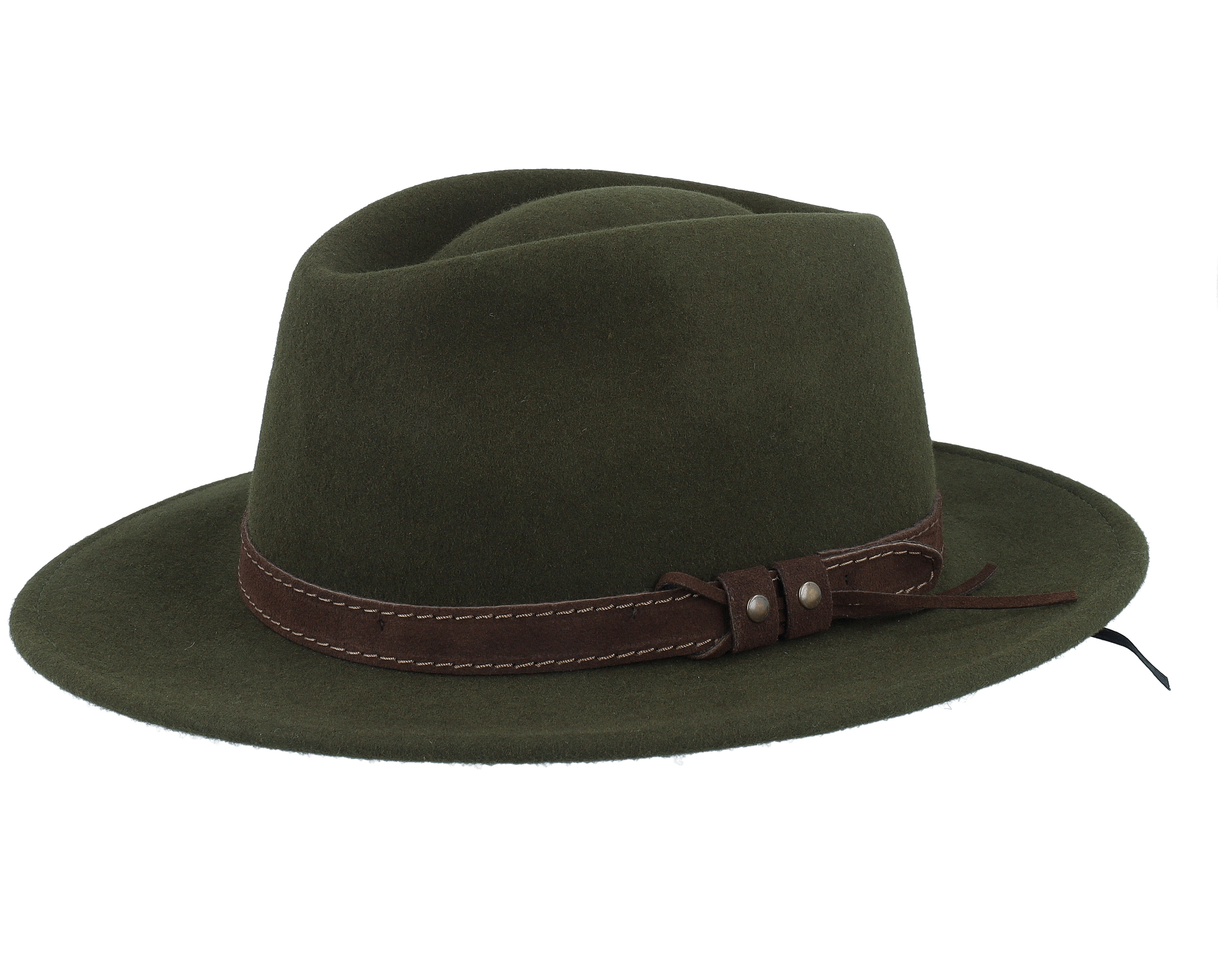 Luke 32 Wp Crushable Loden Fedora | Hatstoreworld.com