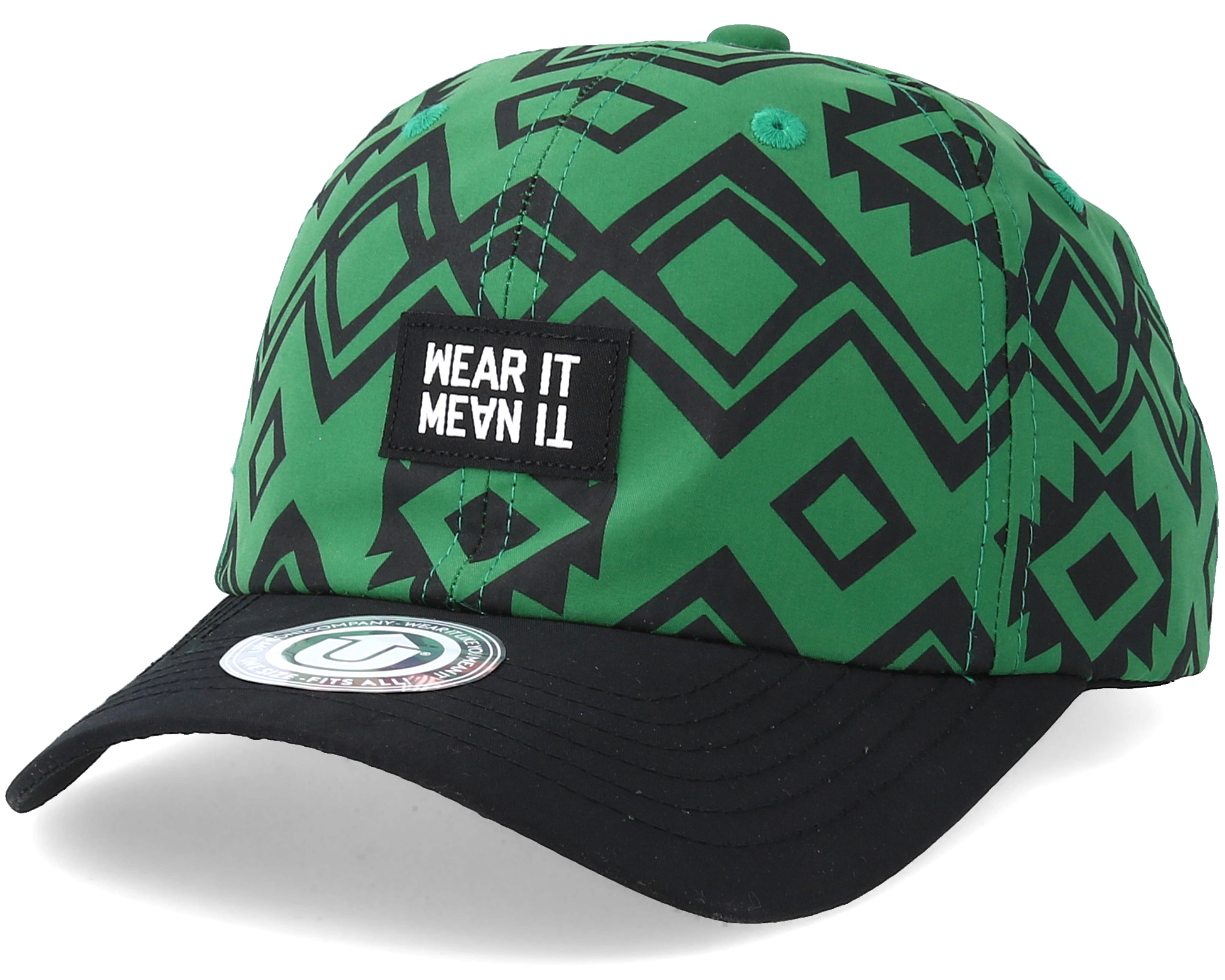 Bakgat 2-Tone Pattern/Black Adjustable - Upfront | Hatstore.com