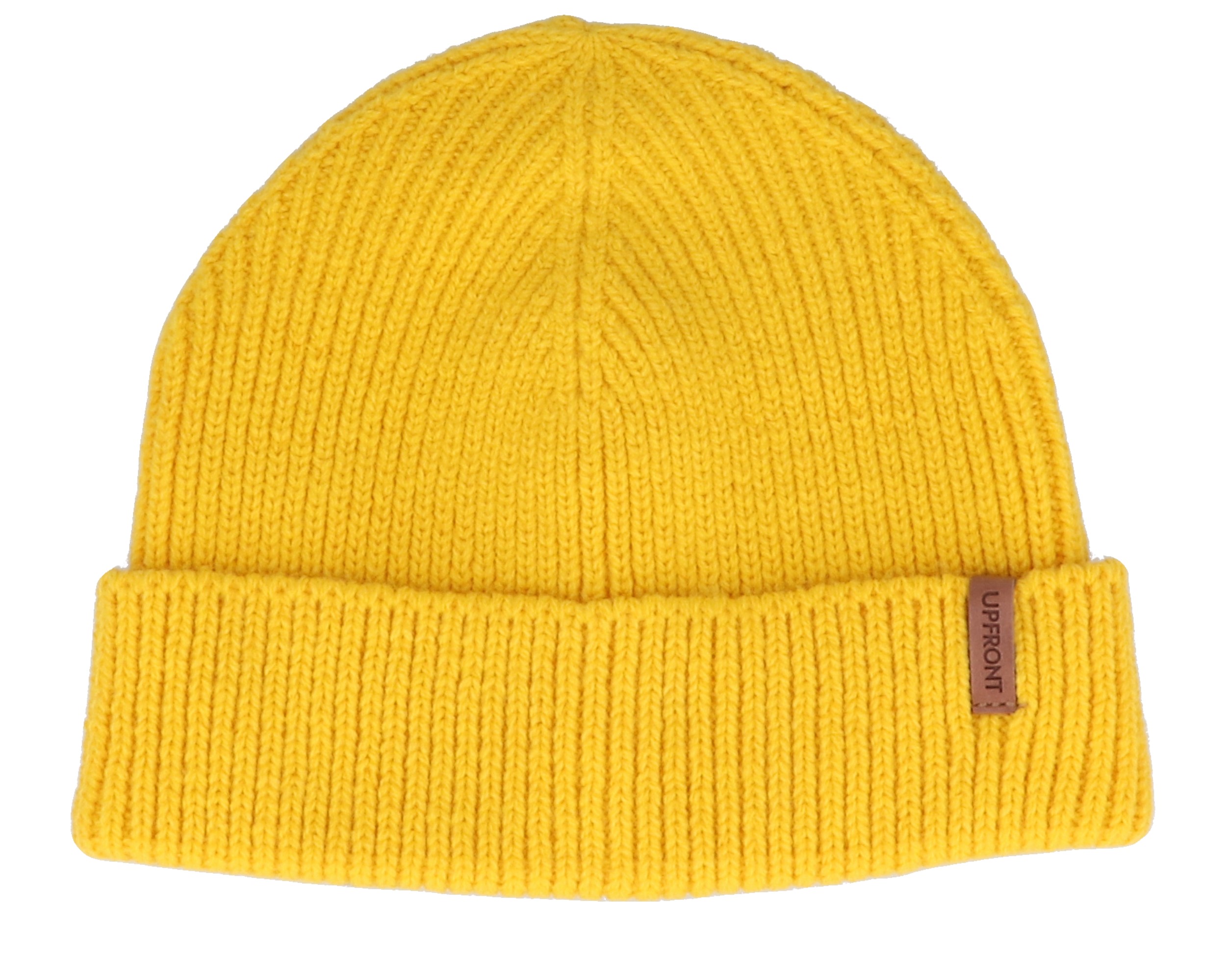 Compton Yellow Short Beanie | Hatstoreworld.com