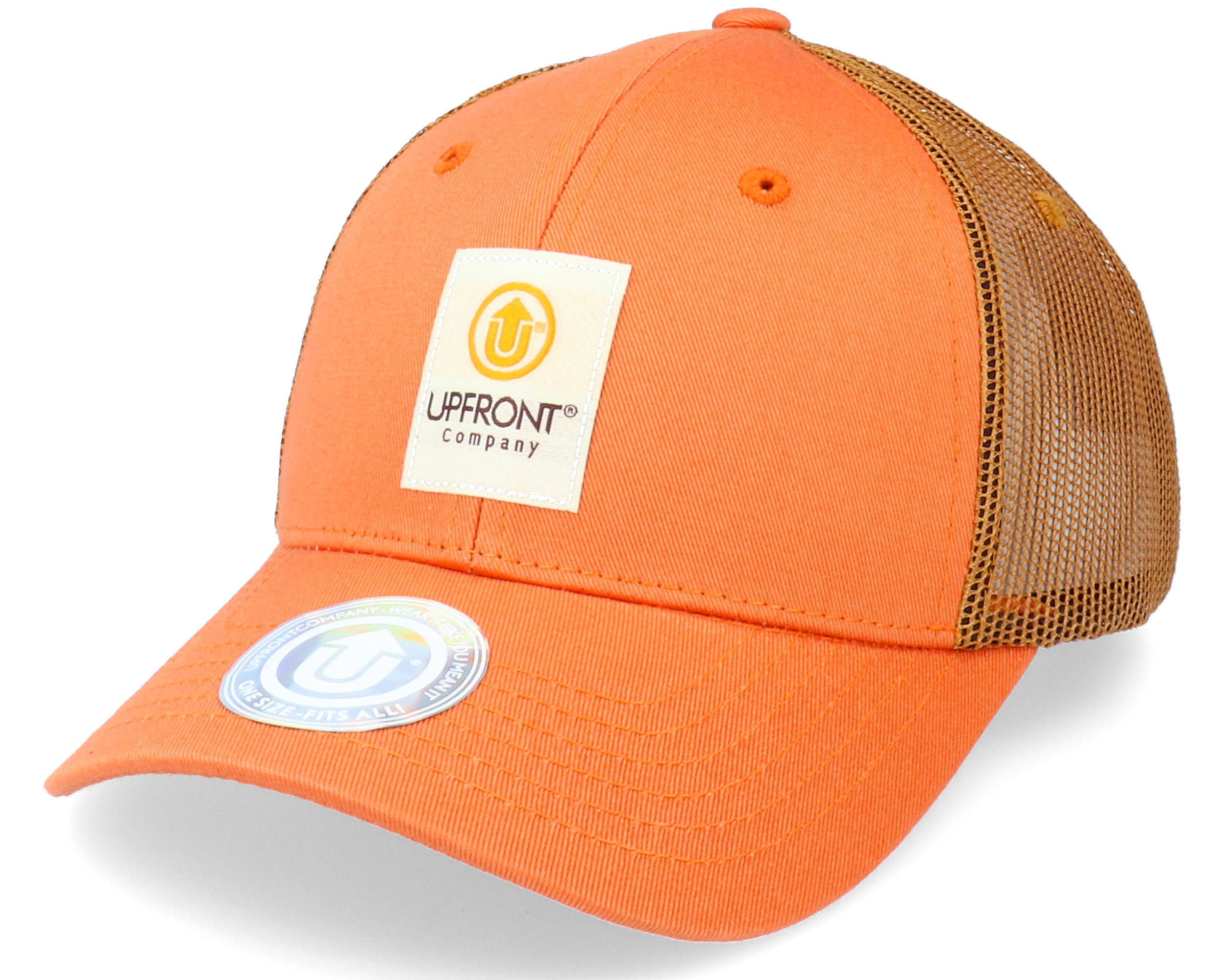 Kean Stranded Rust Trucker - Upfront cap | Hatstoreworld.com