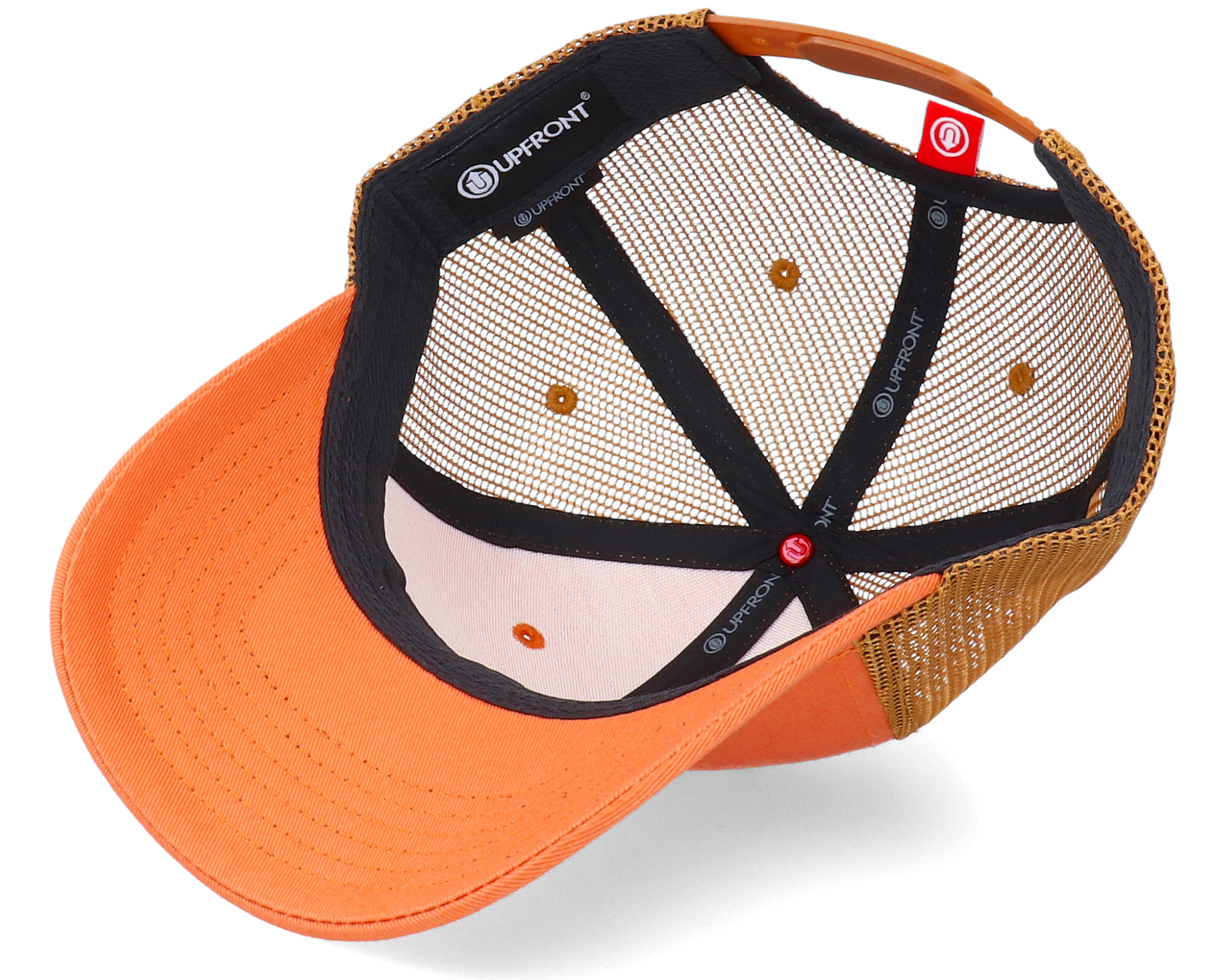 Kean Stranded Rust Trucker - Upfront cap | Hatstoreworld.com