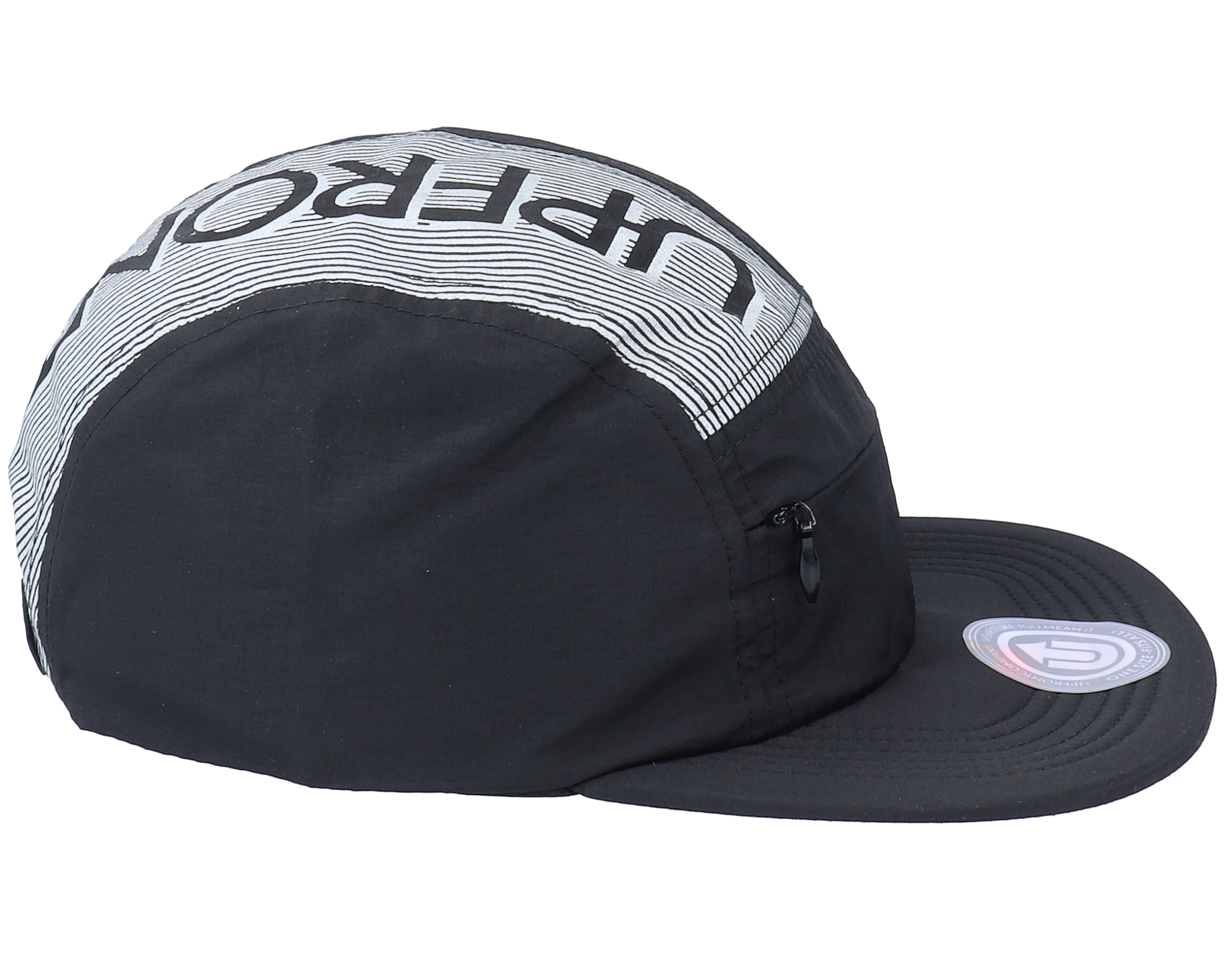 Hike Pro Black 5-Panel | Hatstore.com