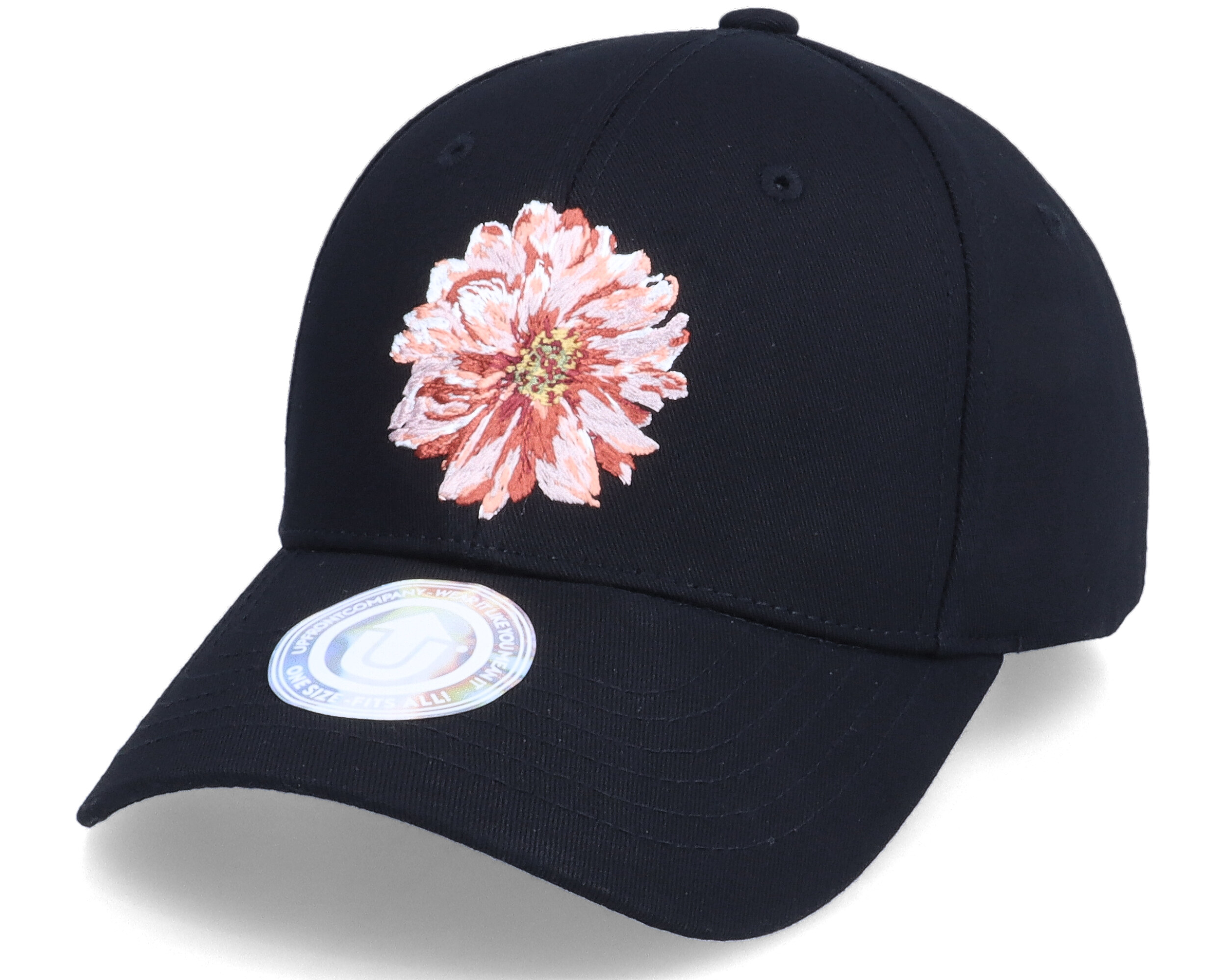 Bloom Baseball Black Adjustable | Hatstoreworld.com