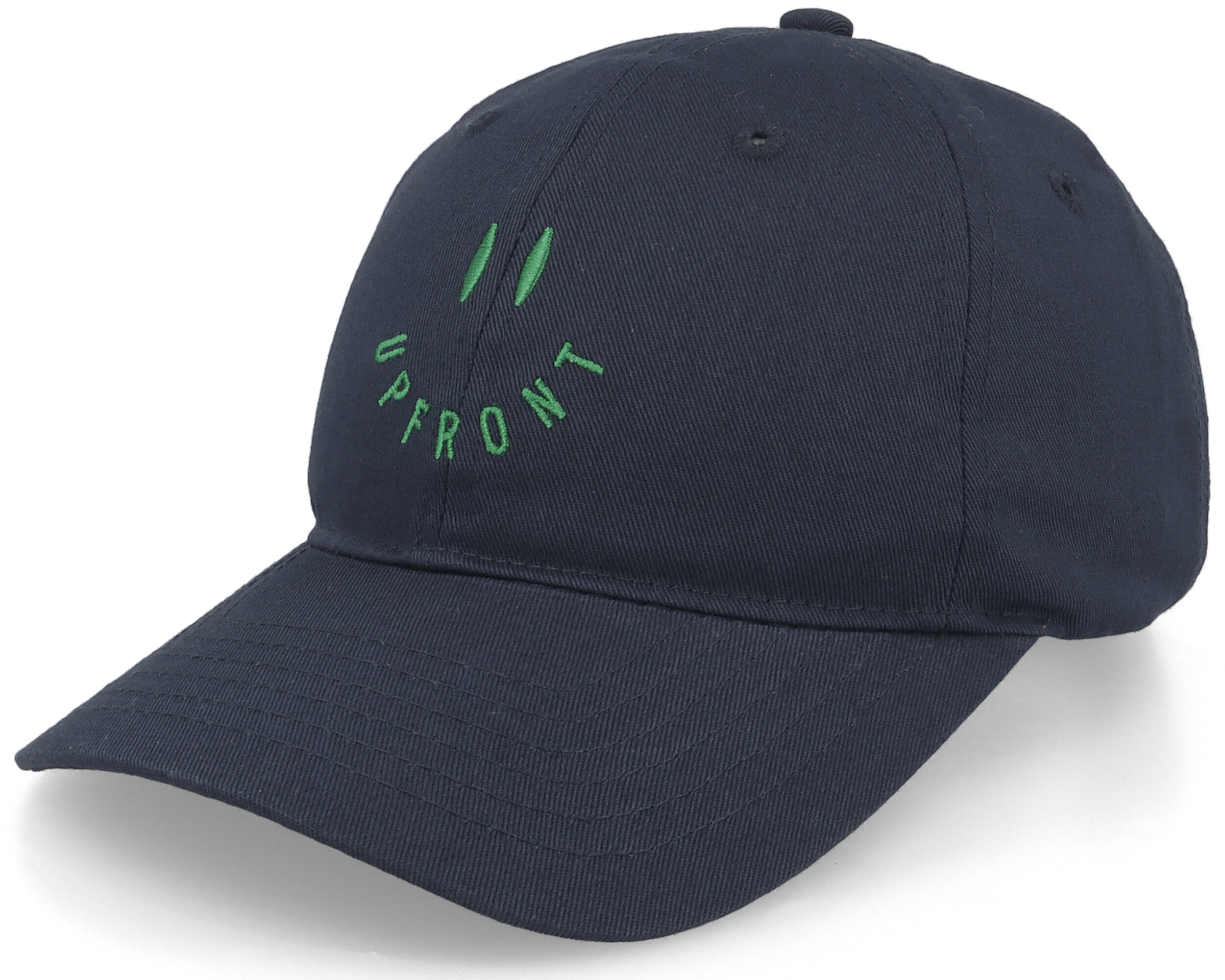 Smiley Baseball Navy/Dark Green Dad Cap - Upfront | Hatstore.de