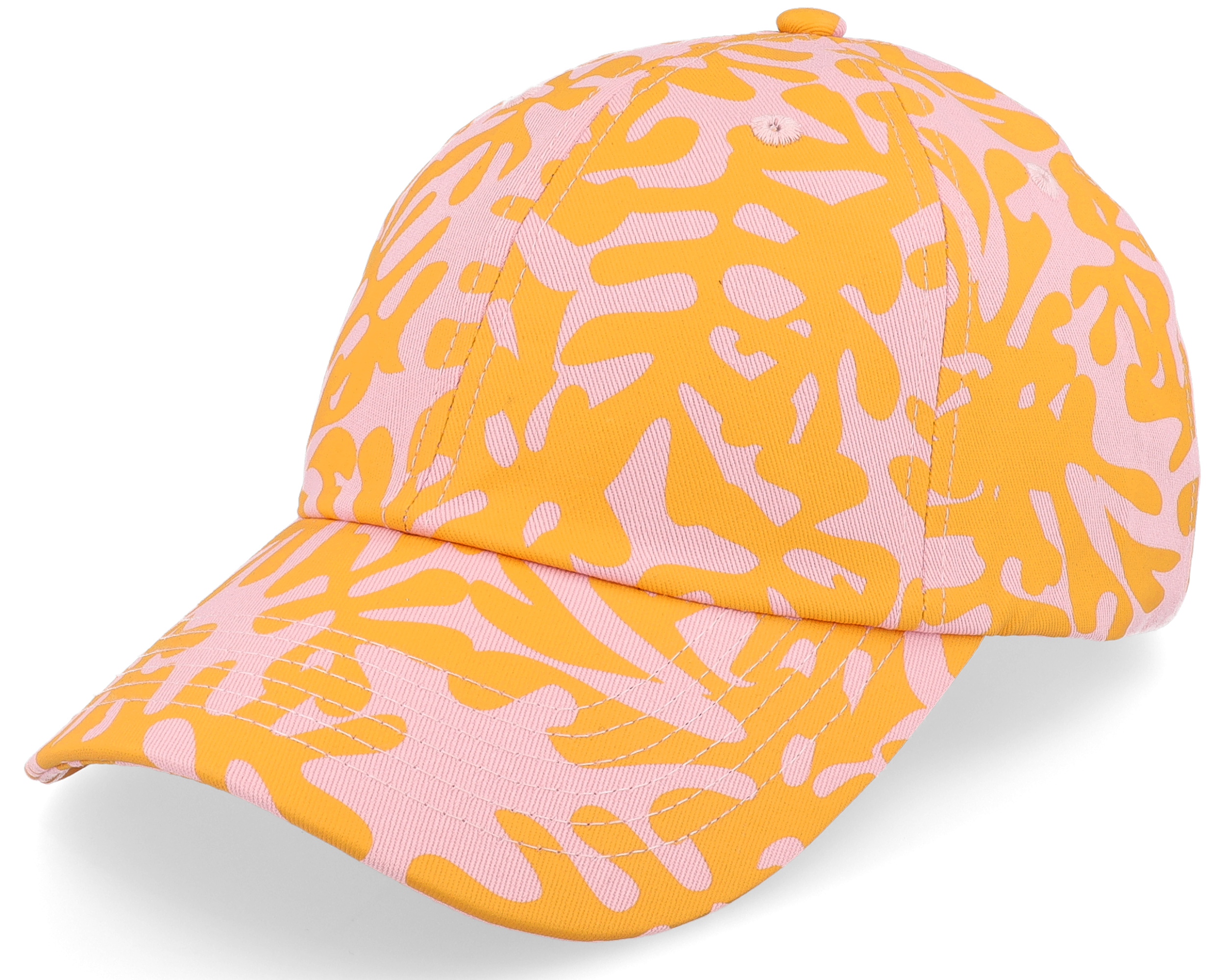 Hello Baseball Light Pink/Orange Dad Cap - Upfront | Hatstoreworld.com