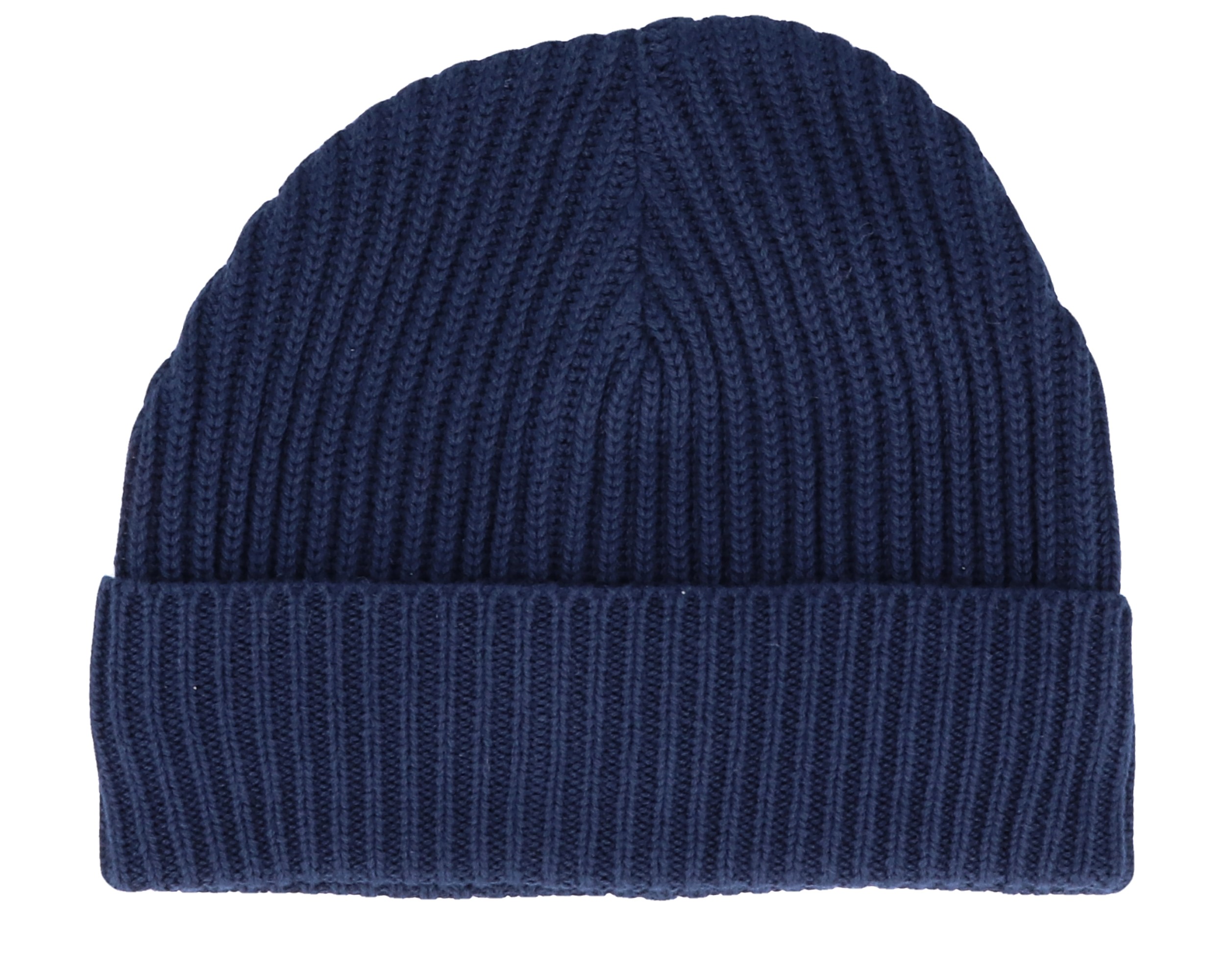 Jacrib Knit Navy Short Beanie - Jack & Jones beanie | Hatstoreworld.com