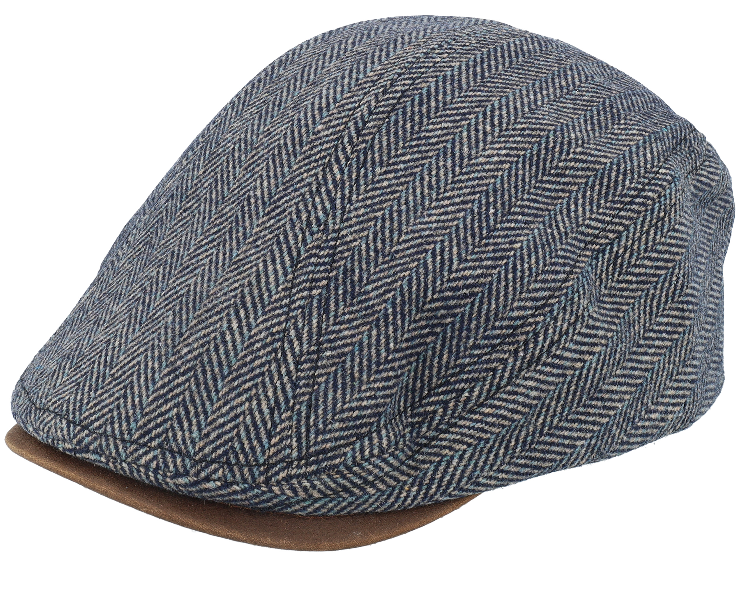 Crosby Sixpence Dark Grey Flat Cap - Upfront - Hatstore.se