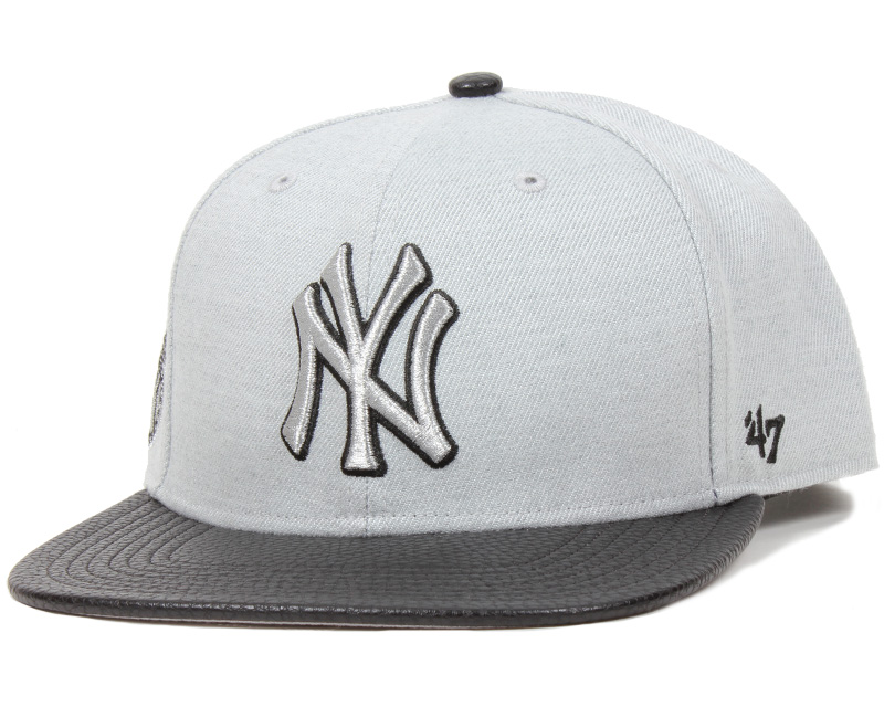 NY Yankees Riverside Grey Snapback | Hatstoreworld.com