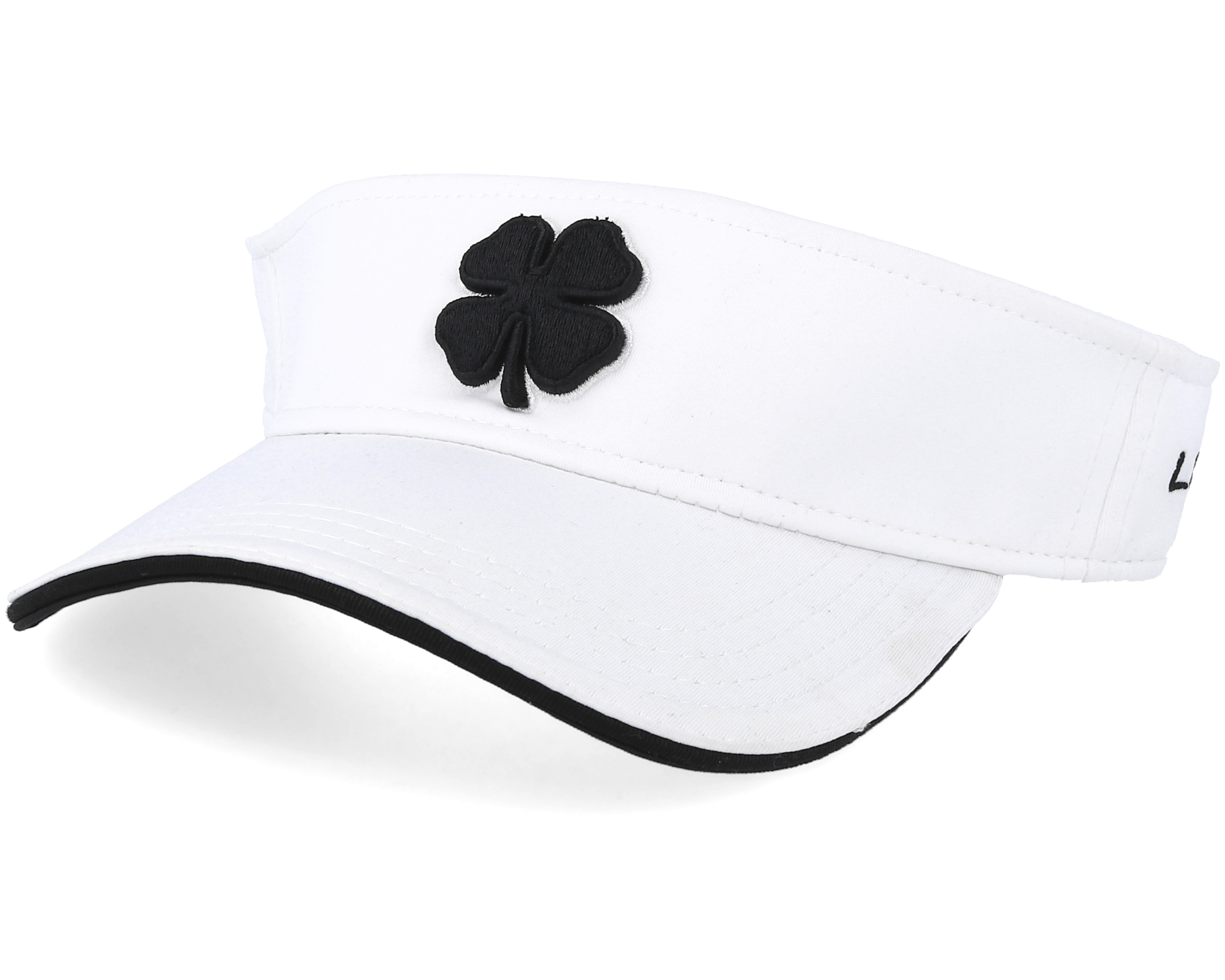 Visor Black White/White Visor - Black Clover | Hatstoreworld.com