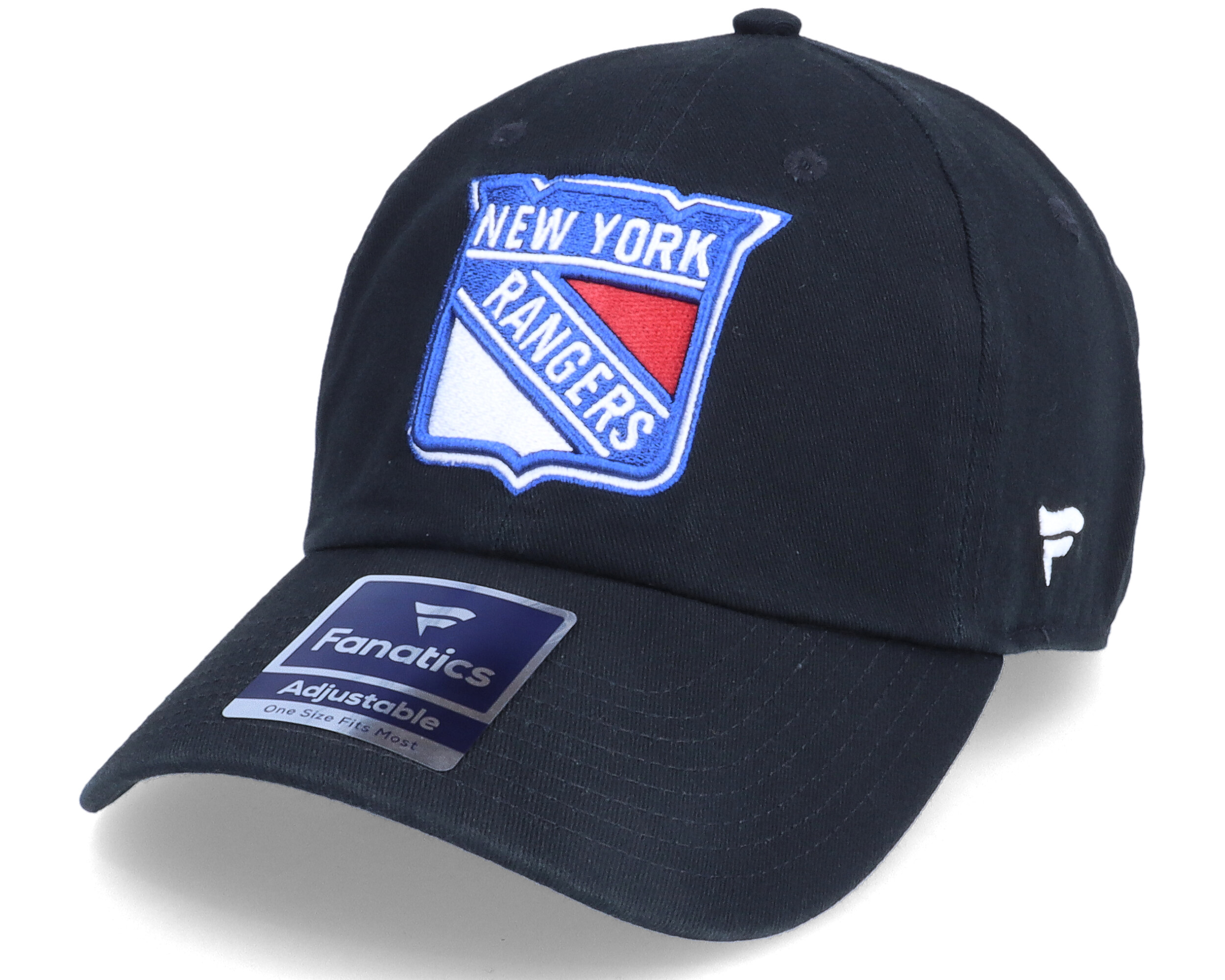 New York Rangers Primary Logo Core Black Dad Cap | Hatstoreworld.com