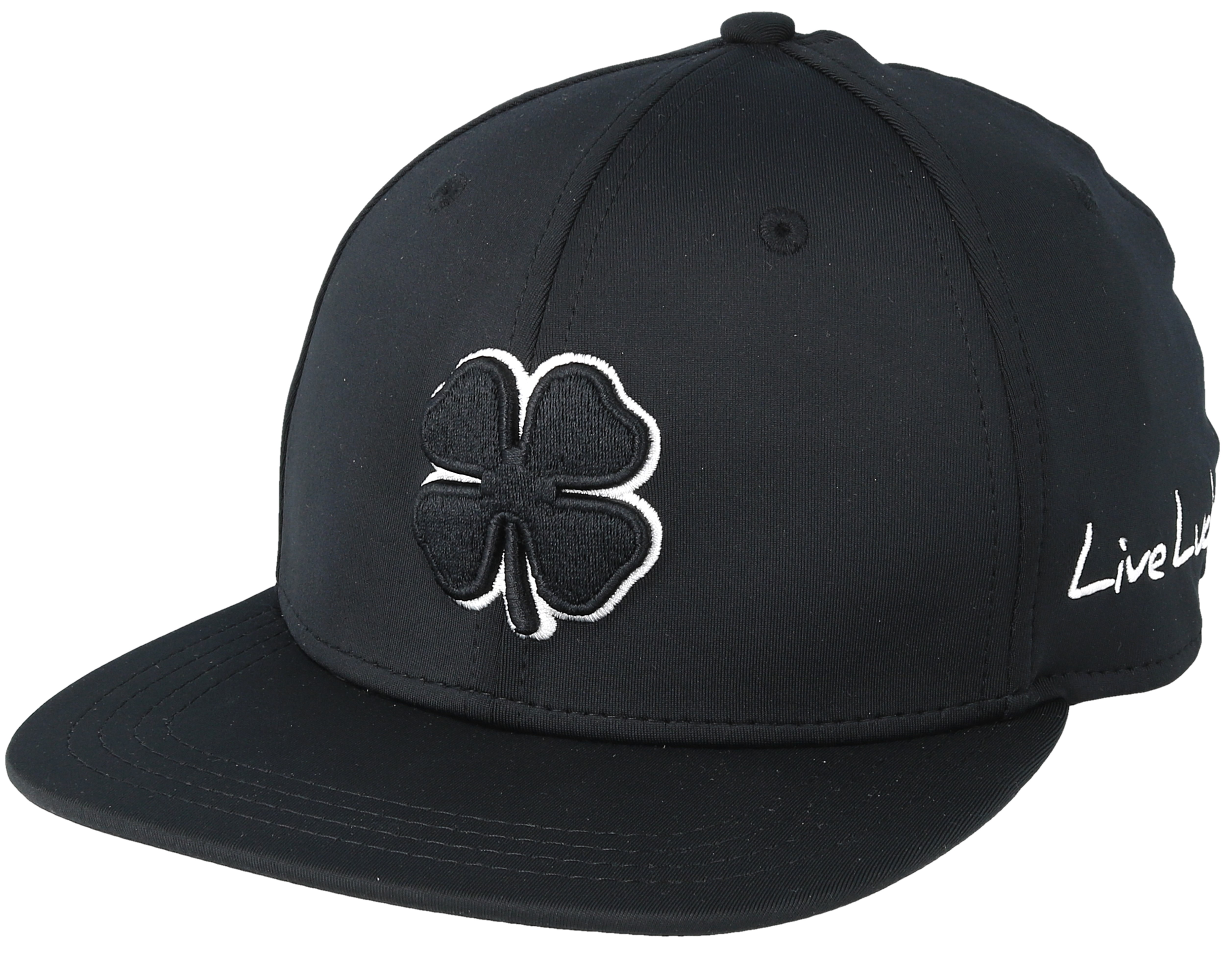 Fusion Luck Black White/Black Fitted - Black Clover | Hatstore.com