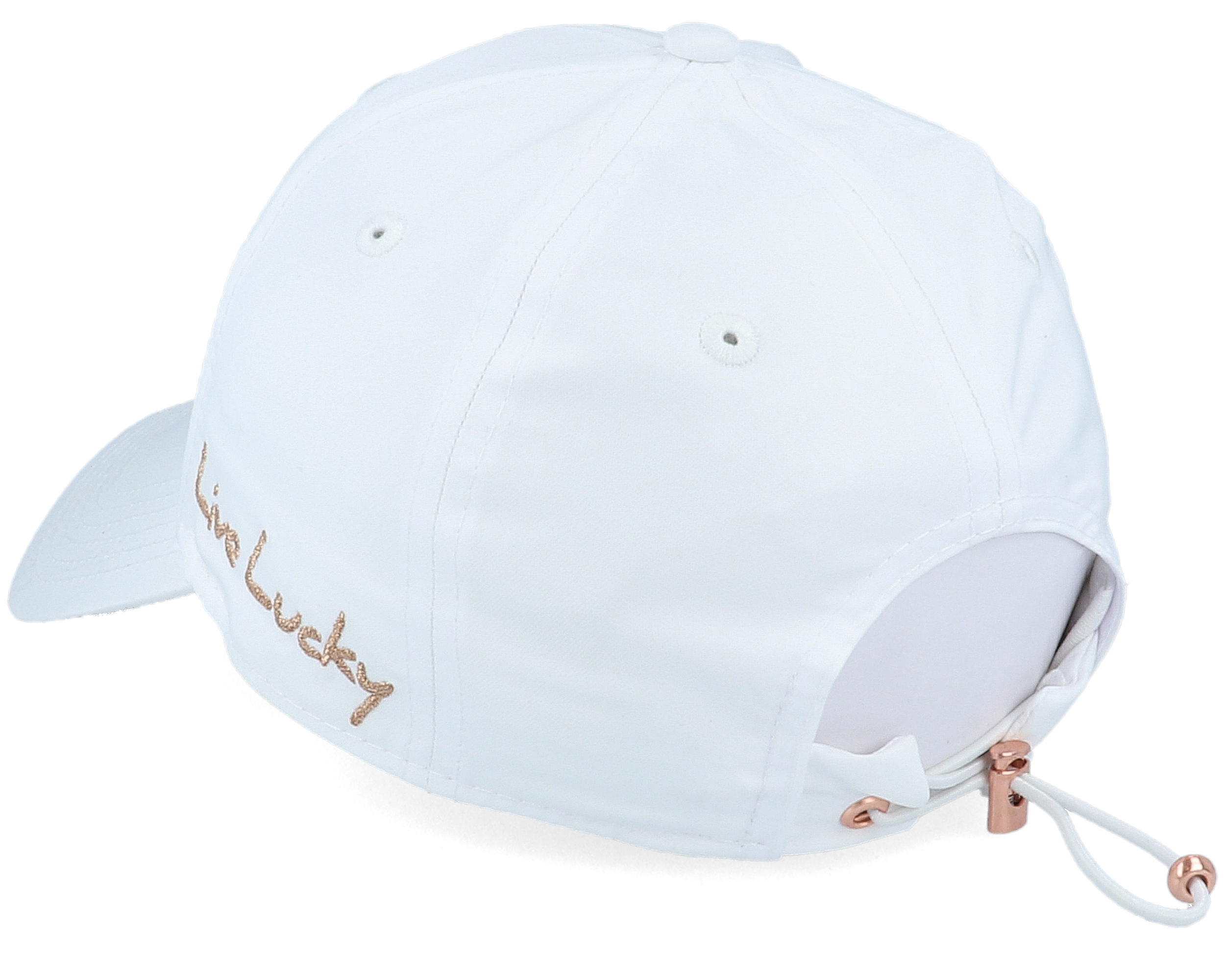 Hollywood 1 Woman White/Metalic Rose Gold Clover White Adjustable ...