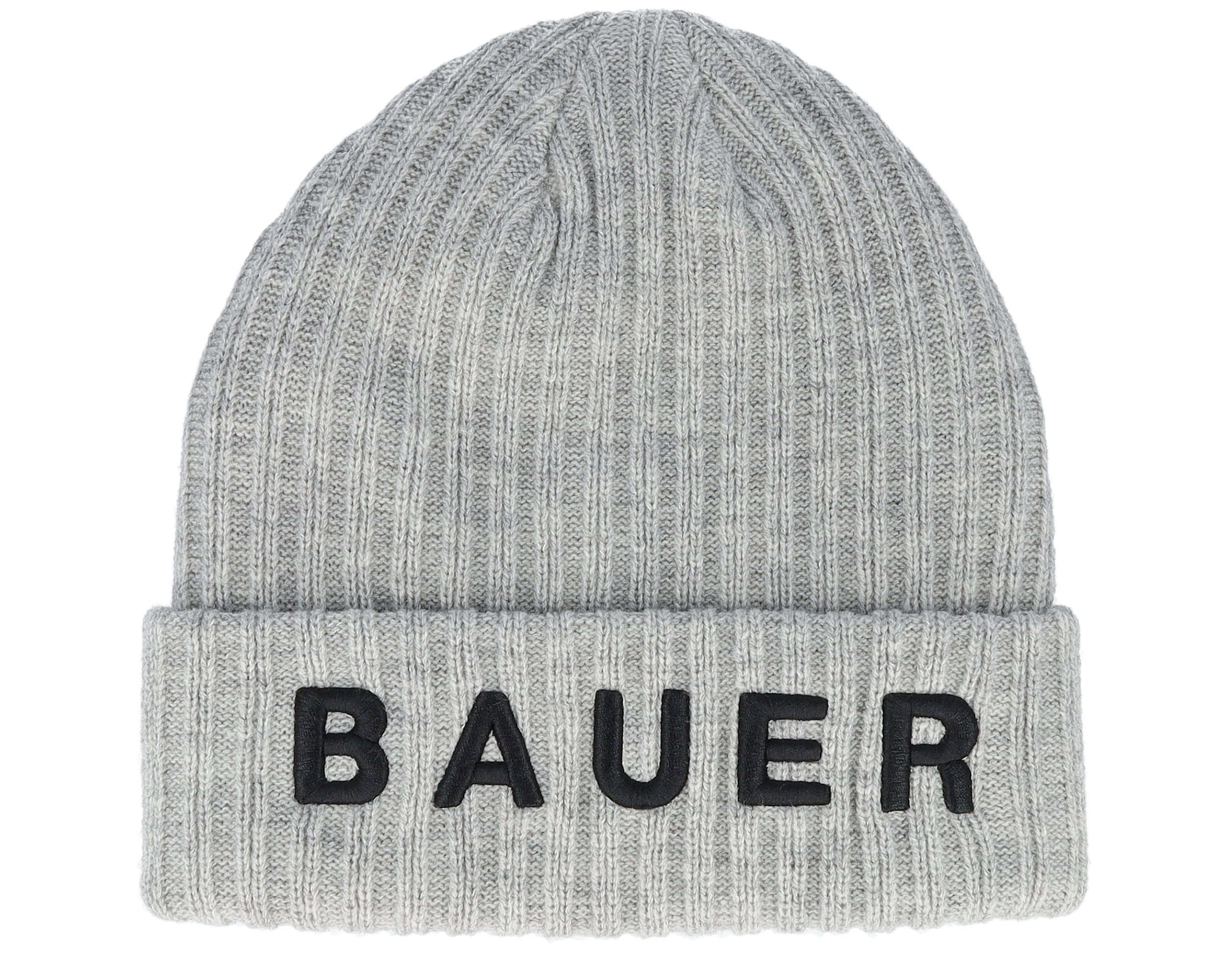 Ribbed Toque Heather Grey Cuff - Bauer | Hatstoreworld.com