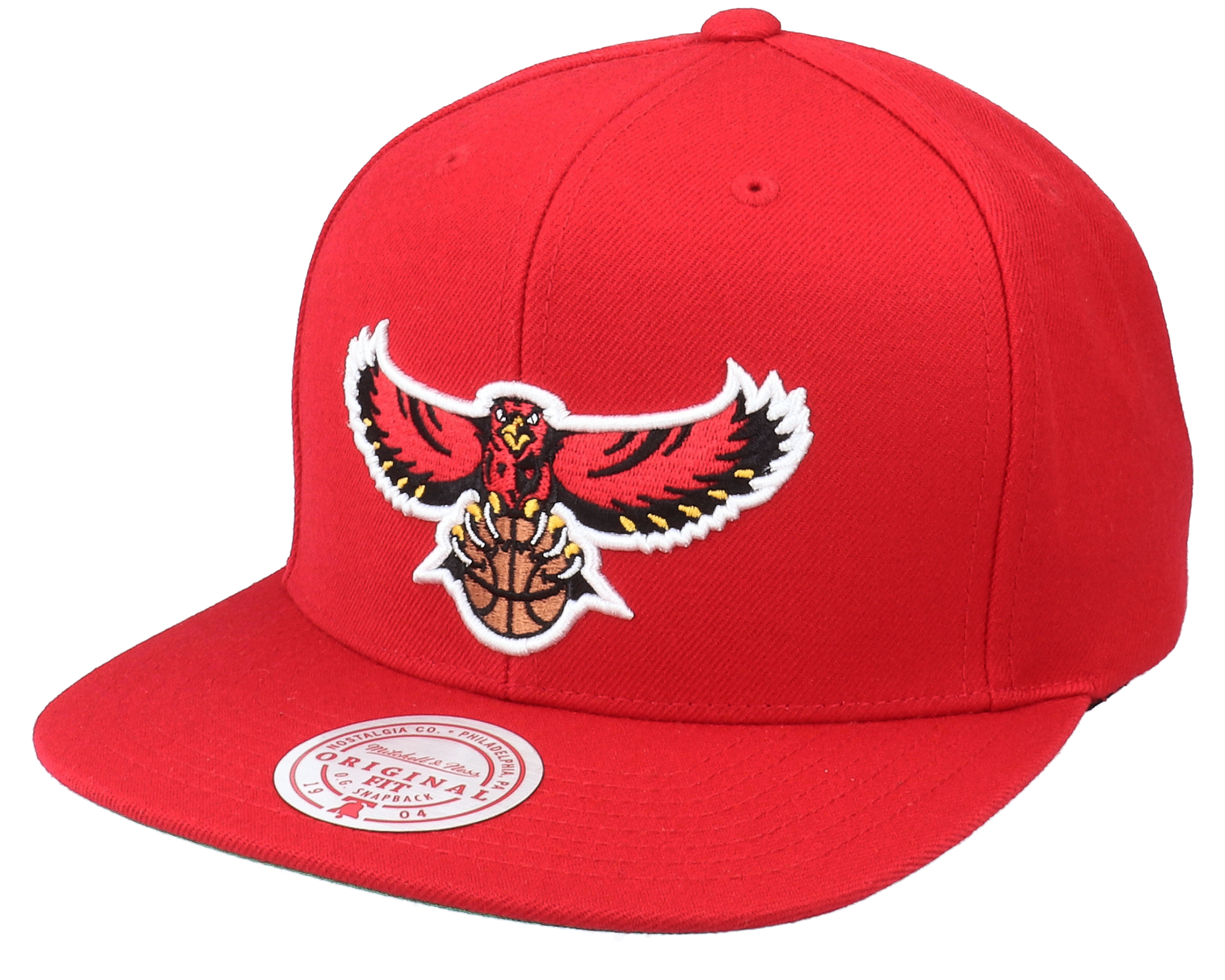 Atlanta Hawks Team Ground Hwc Red Snapback | Hatstoreworld.com