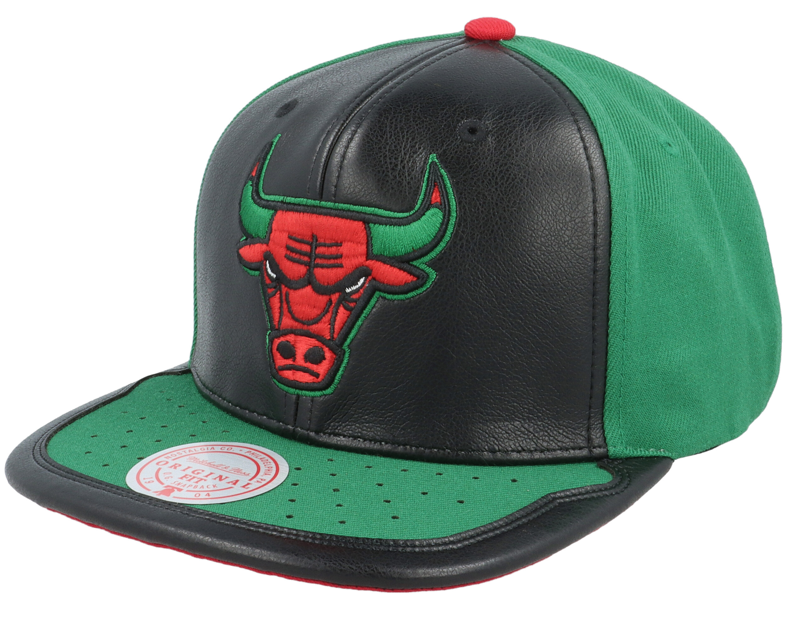Chicago Bulls Day One Black/Green Snapback - Mitchell & Ness | Hatstore.de