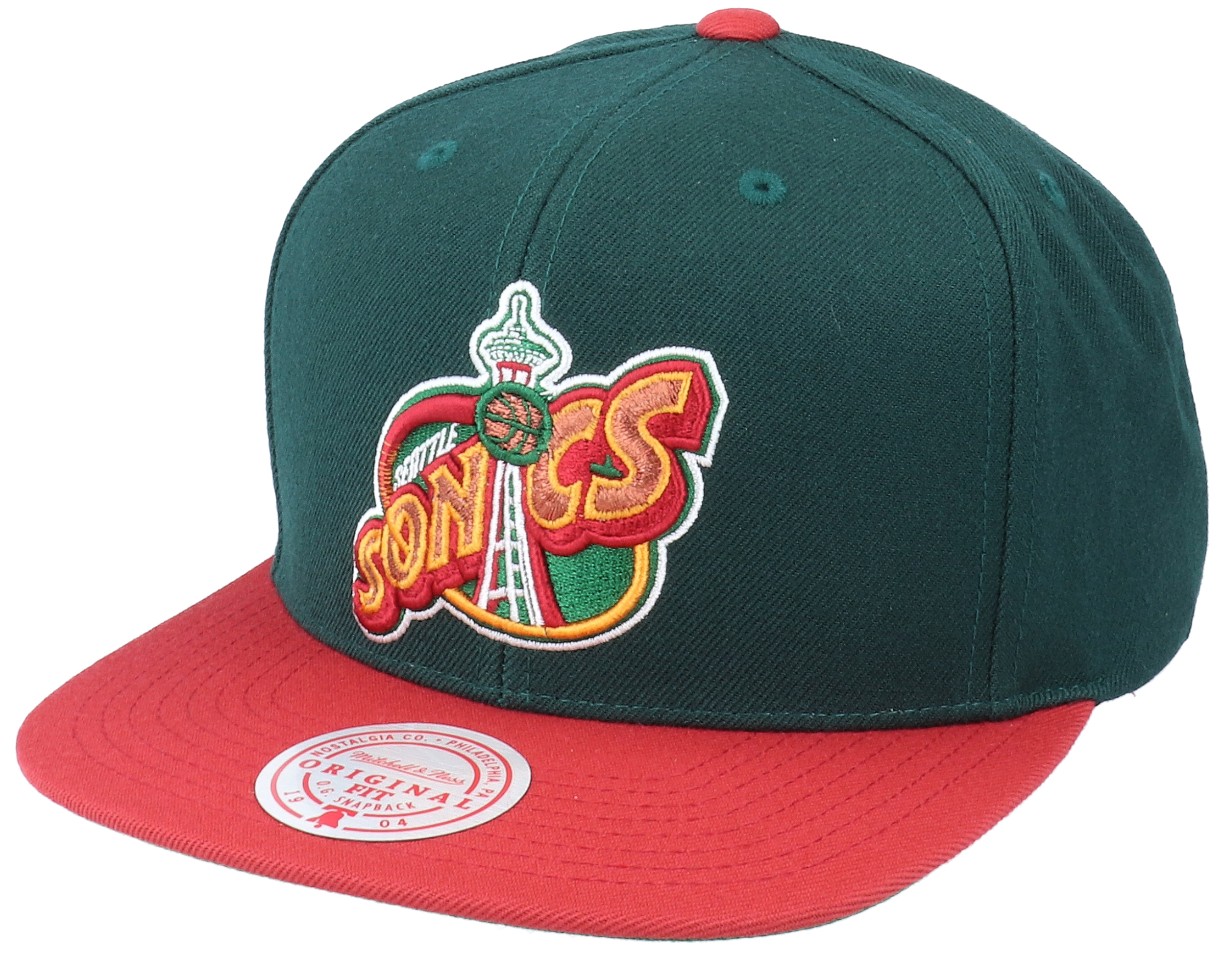 Seattle Supersonics Wool 2 Tone Dad Hat Hwc Dark Green Snapback ...