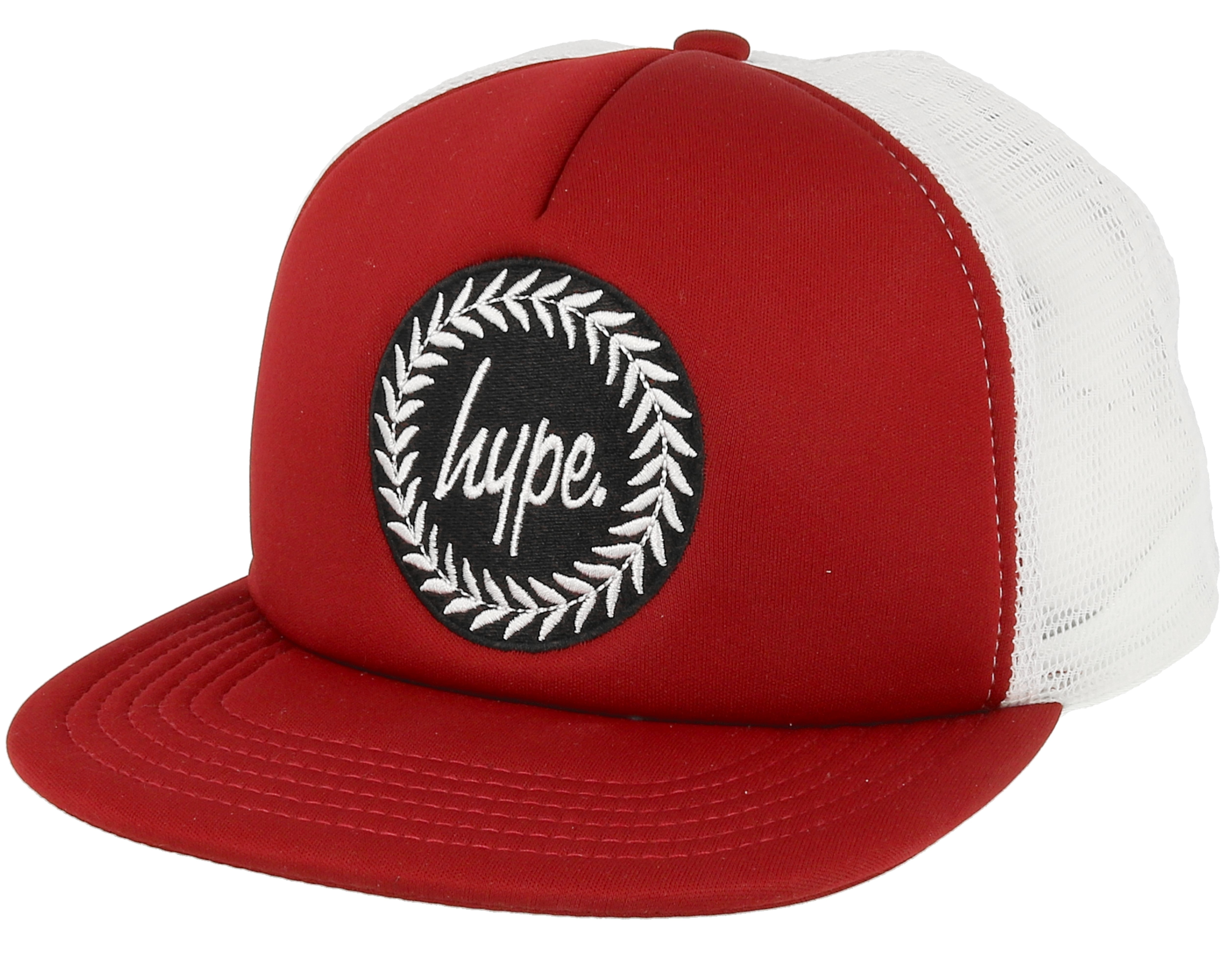 Crest Burgundy/White Trucker | Hatstoreworld.com
