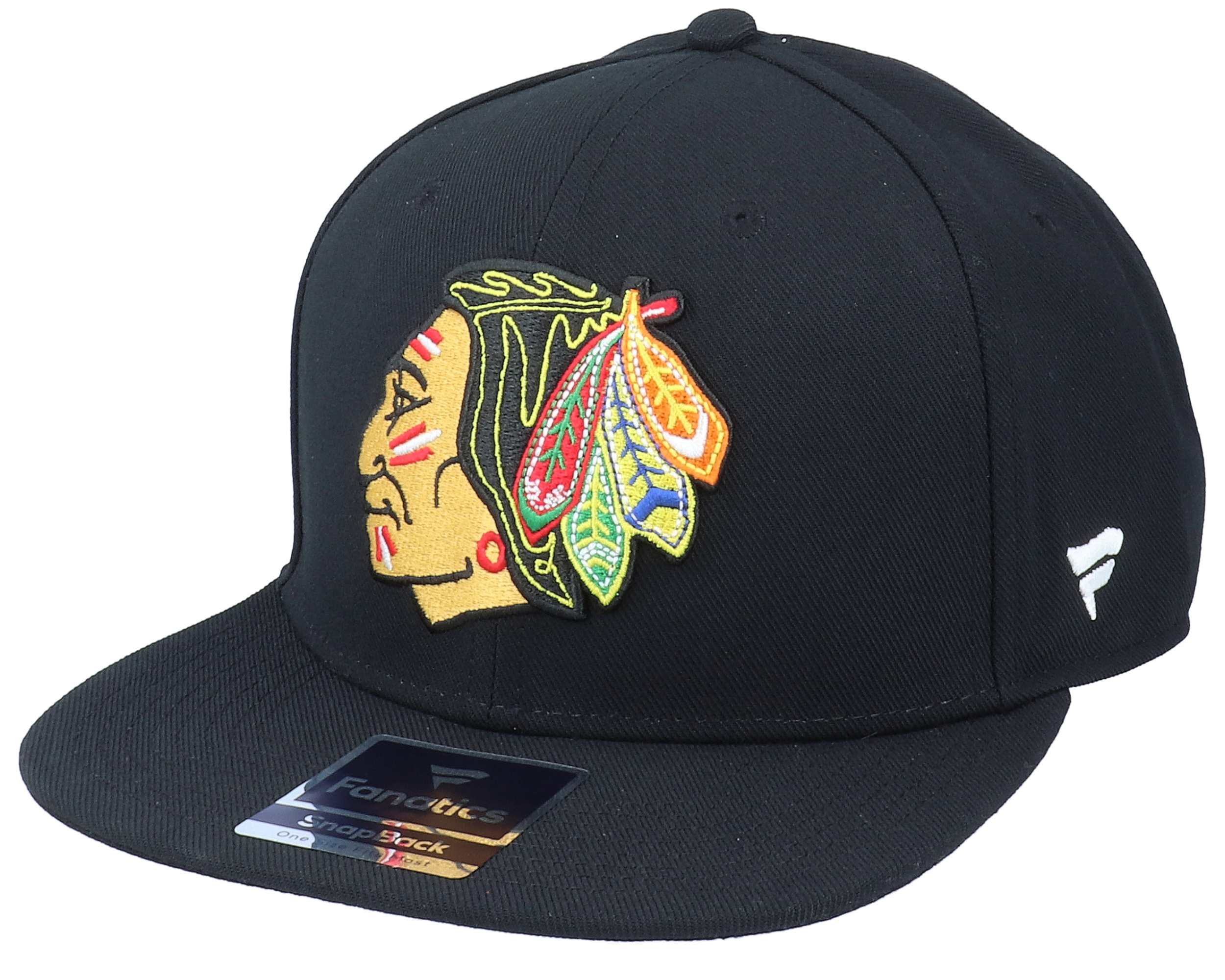 Chicago Blackhawks Primary Logo Core Black Snapback - Fanatics Cap ...