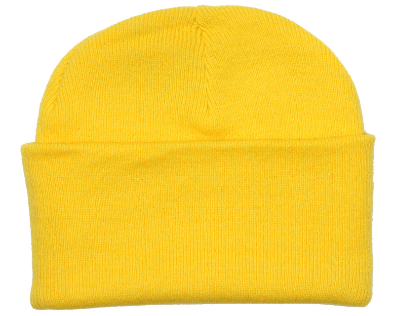 Knitted Beanie Yellow | Hatstoreworld.com