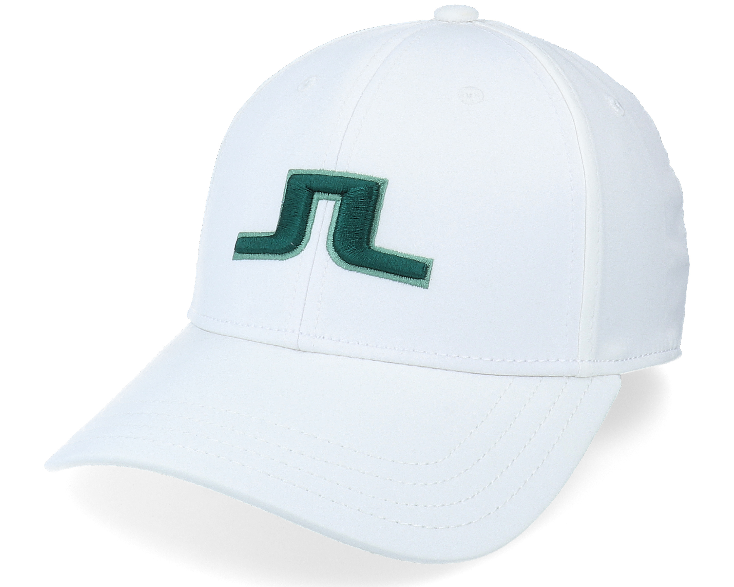 Angus Golf Cap White/Treeline Green Adjustable | Hatstoreworld.com