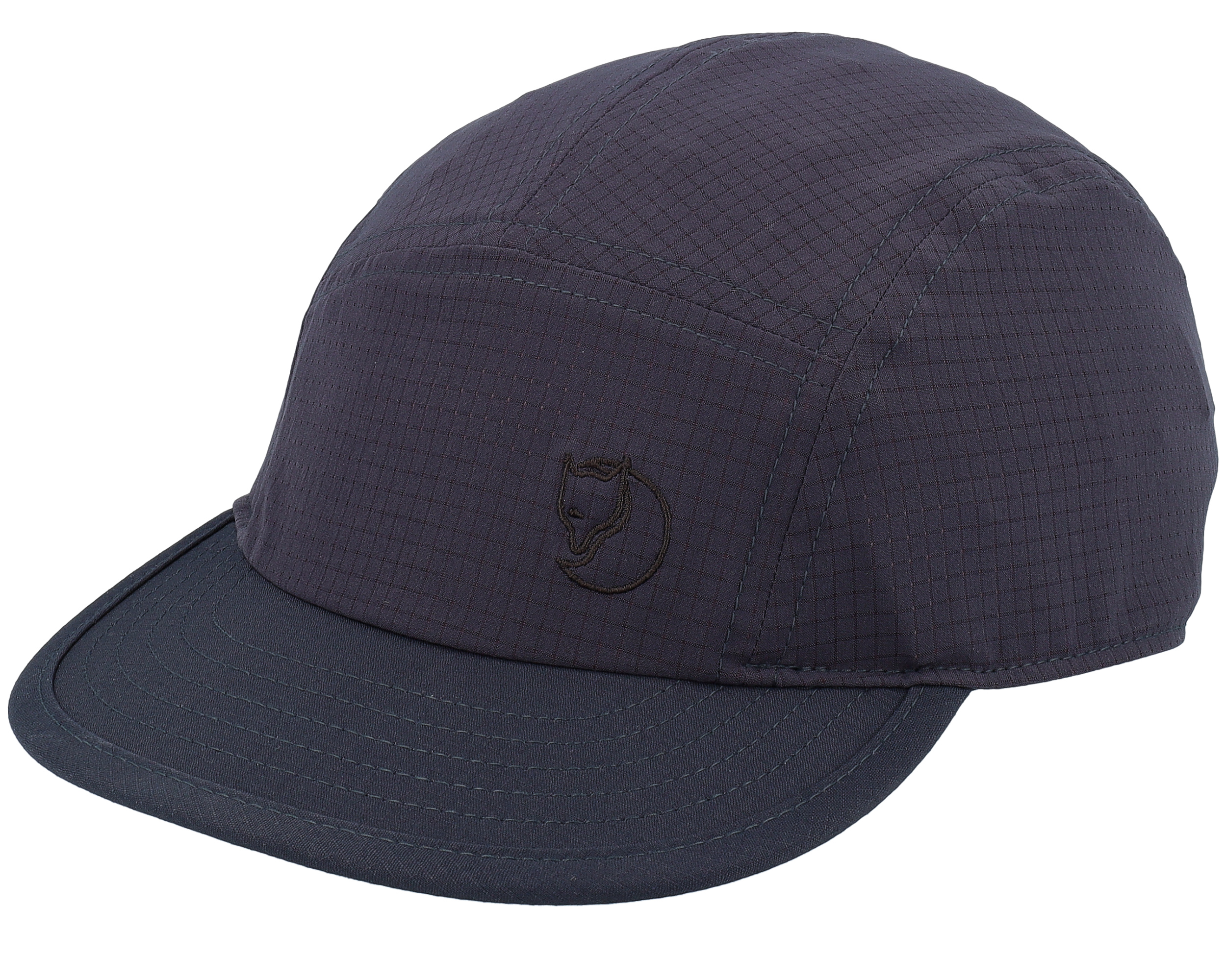 Abisko Trekking Cap Dark Grey 5-Panel - Fjällräven | Hatstore.com