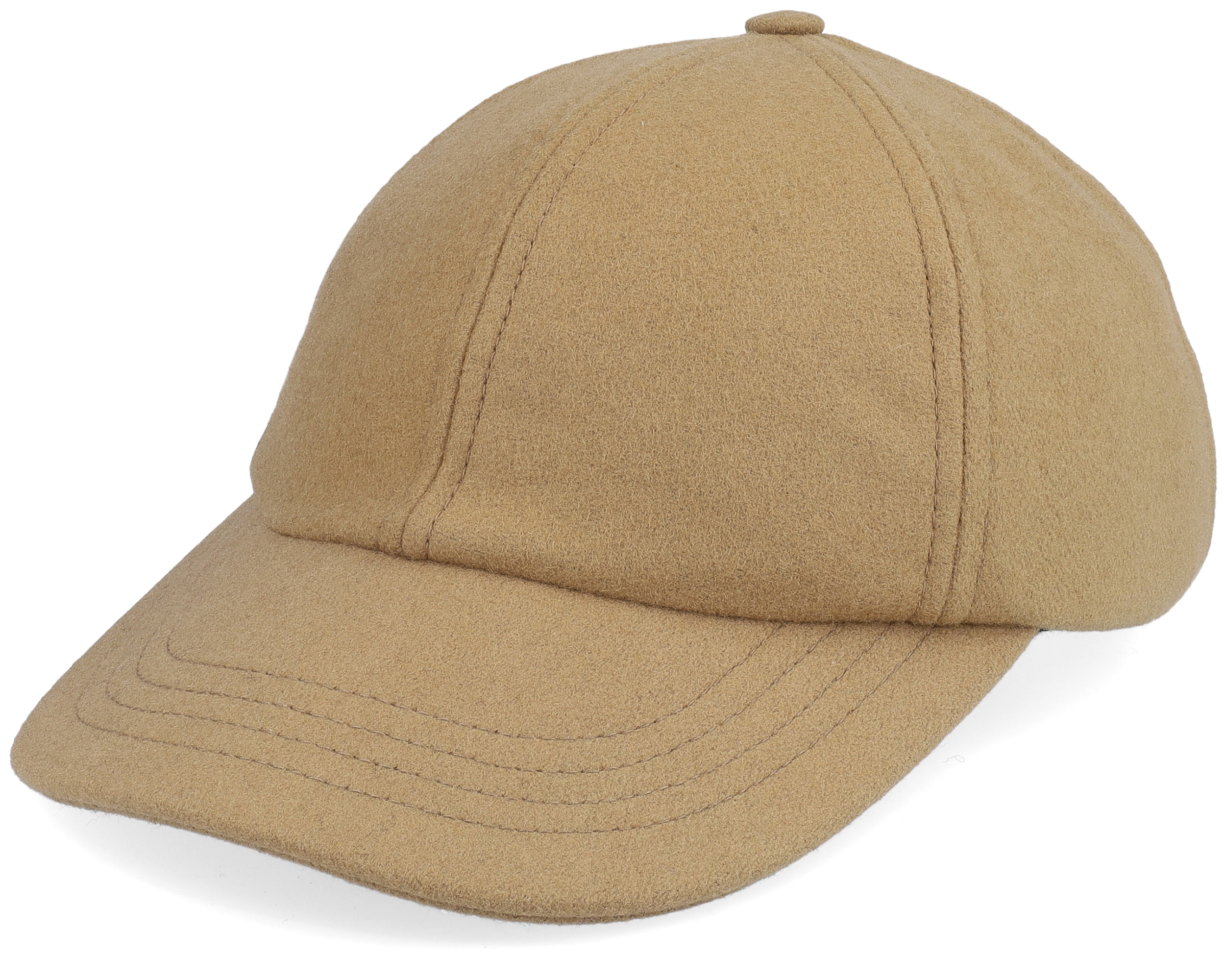 Ballcap Cashmere & Wool Camel Dad Cap - CTH Ericson | Hatstoreworld.com