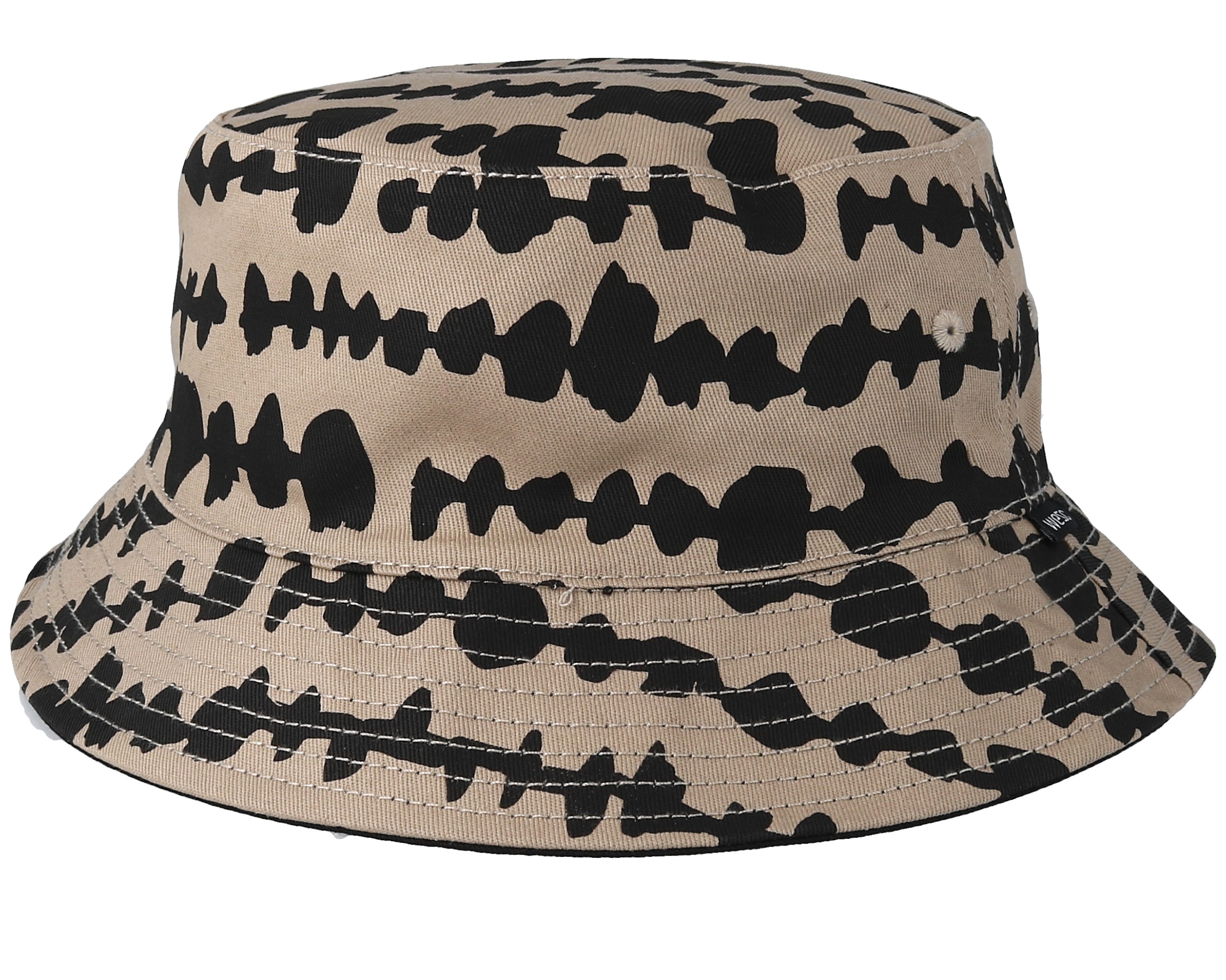 Dot Stripe White Pepper Bucket - WeSC หมวก | Hatstore.com